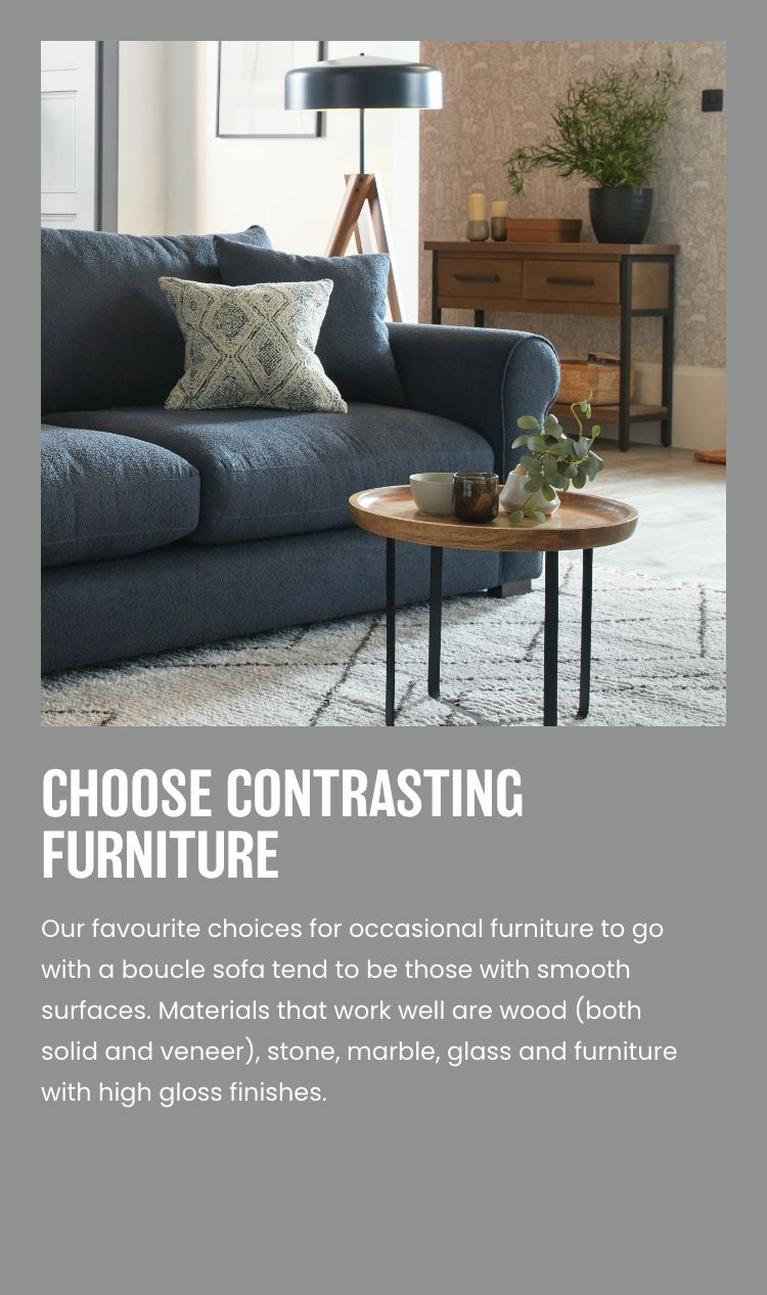 Boucle Sofas | Interior Trends to Watch | DFS