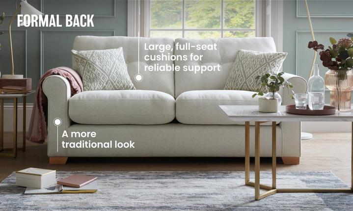 Sofa Back Style Guide | Pillow Vs Formal Back Sofas | DFS