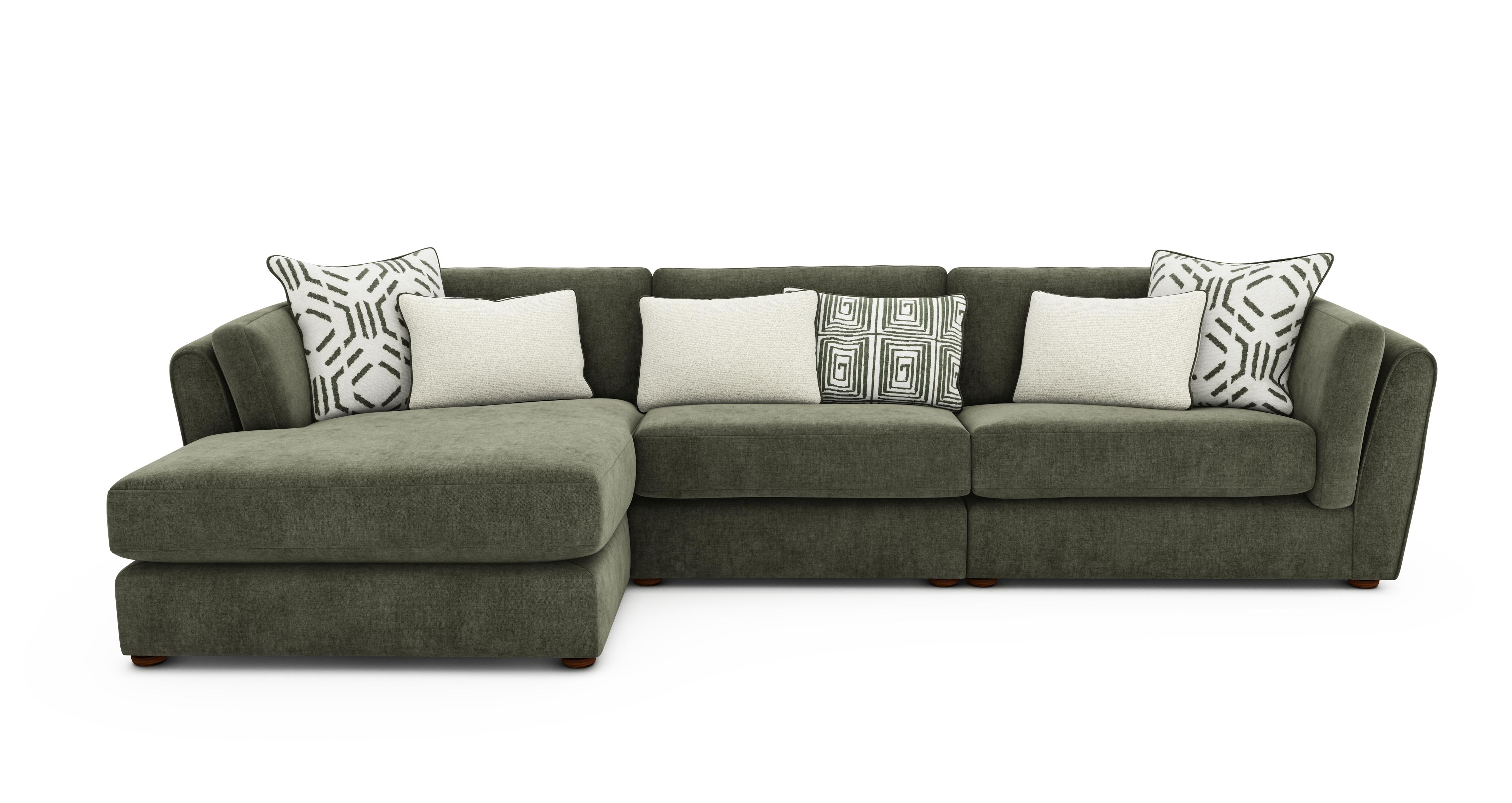 Ada Left Hand Facing Large Chaise Sofa | DFS