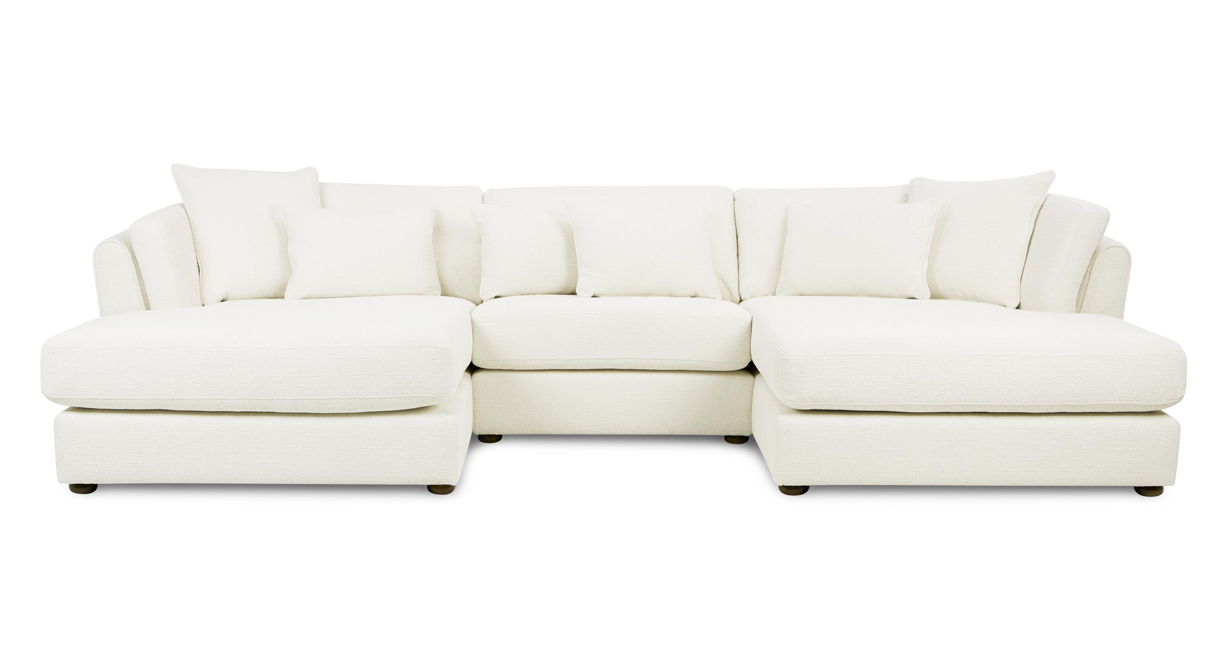 Ada Chenille Extra Large Double End Chaise | DFS