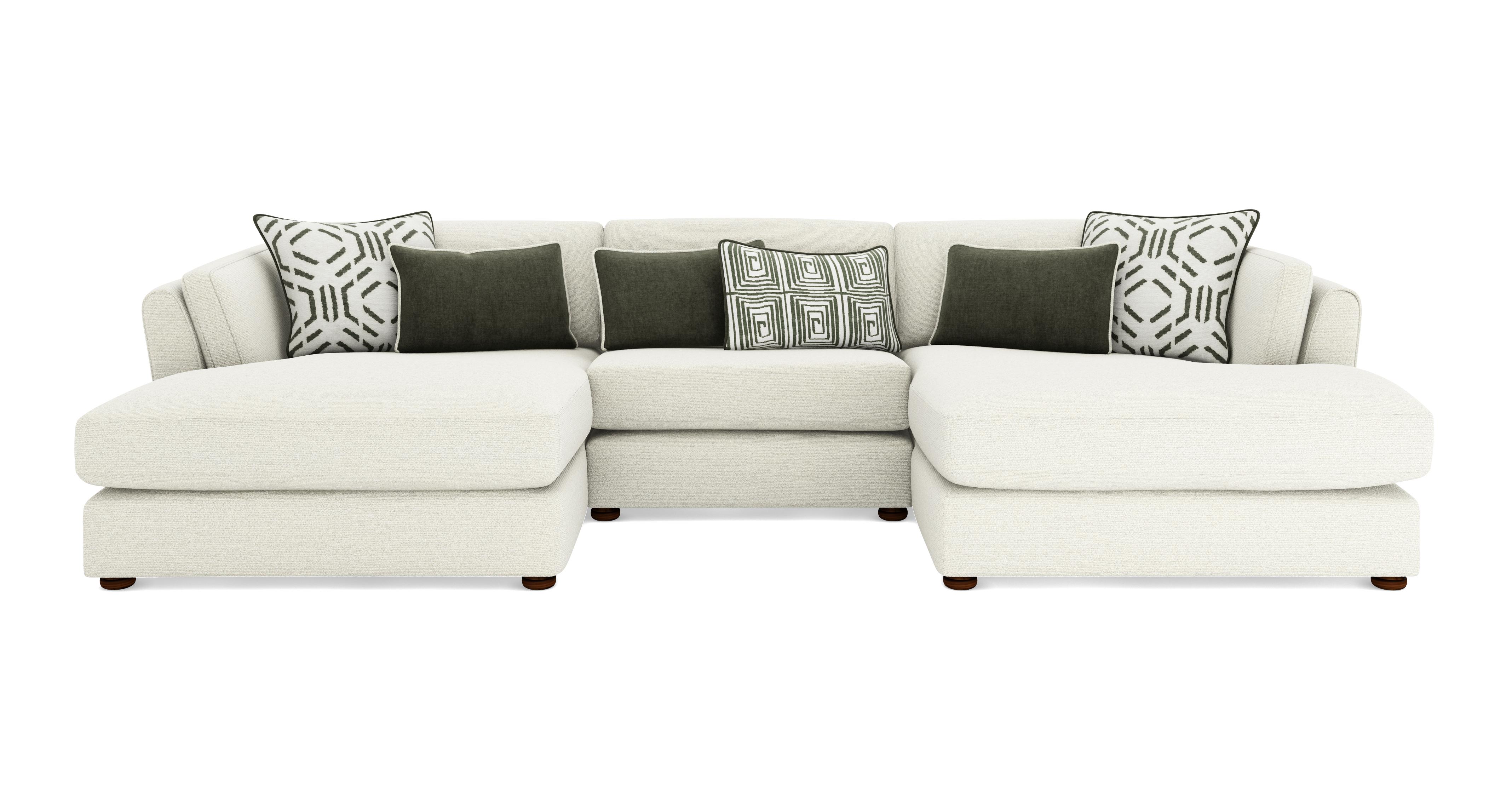 Ada Chenille Extra Large Double End Chaise | DFS