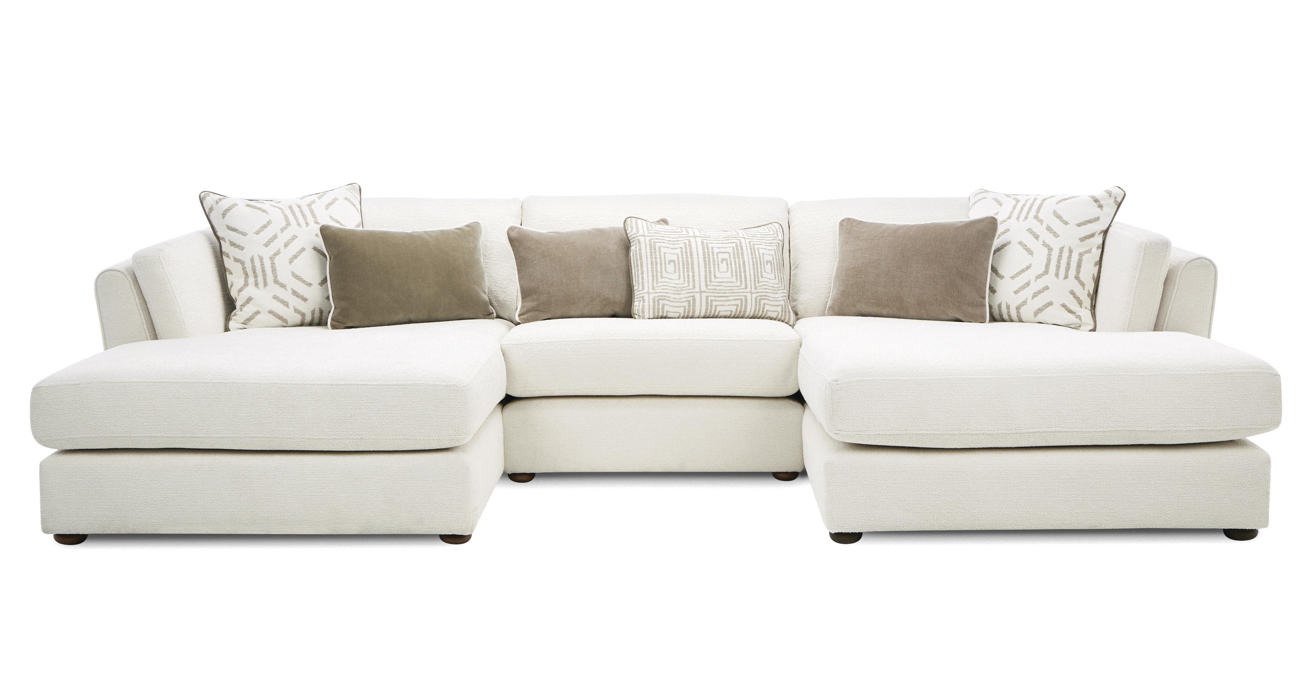 Ada Chenille Extra Large Double End Chaise | DFS