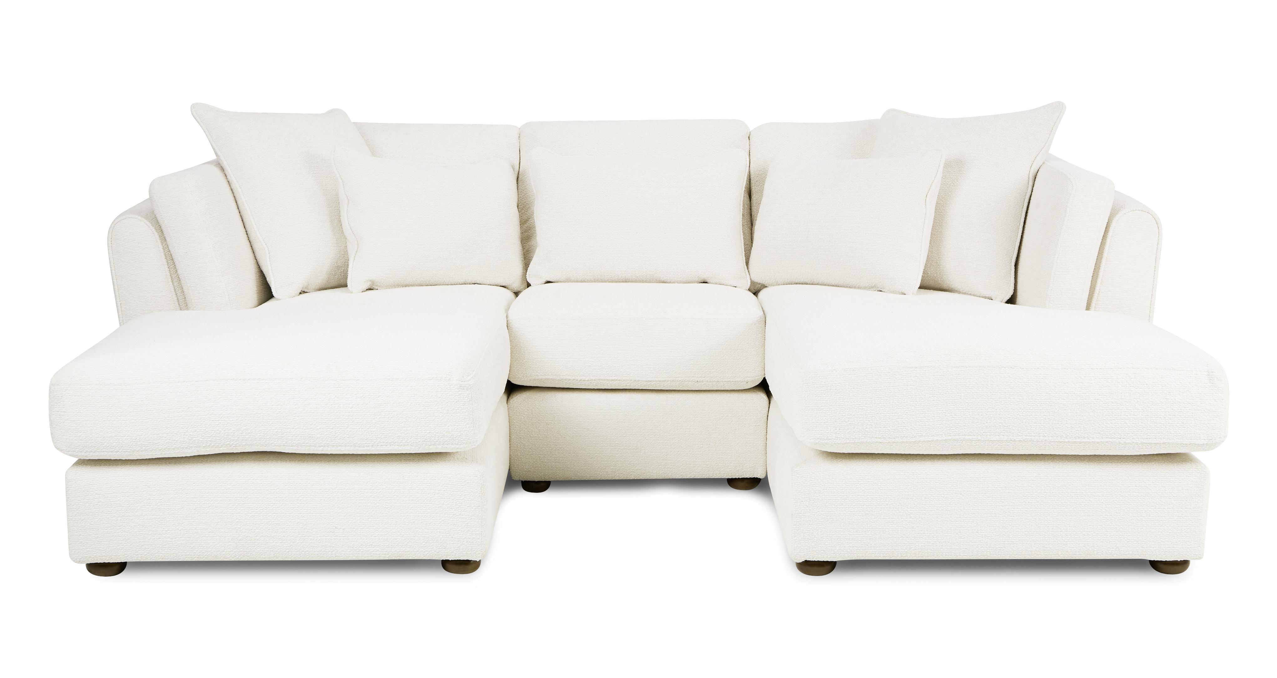 Ada Chenille Small Double End Chaise | DFS