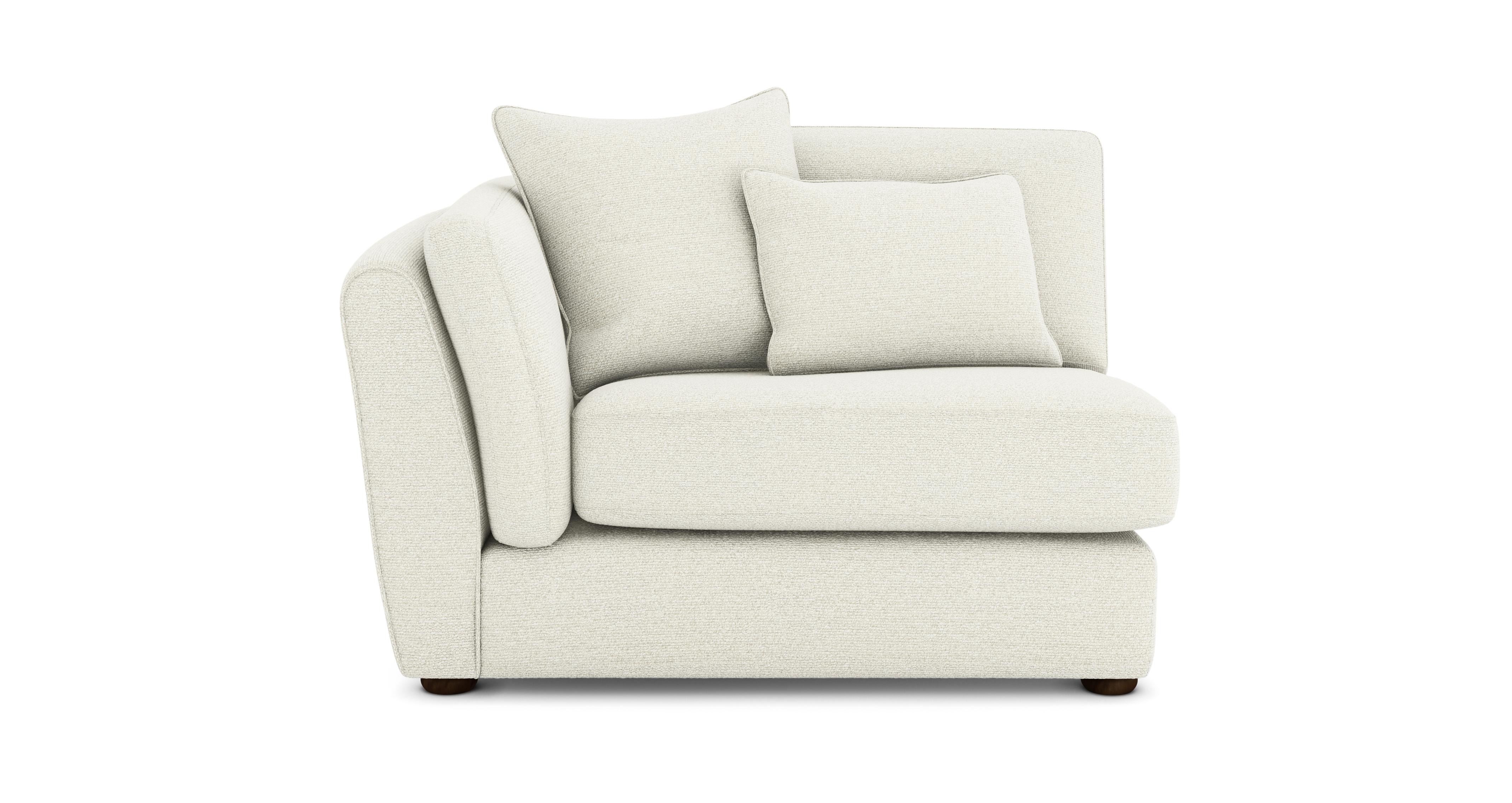 Ada Chenille Left Hand Facing Arm Large Sofa Unit | DFS