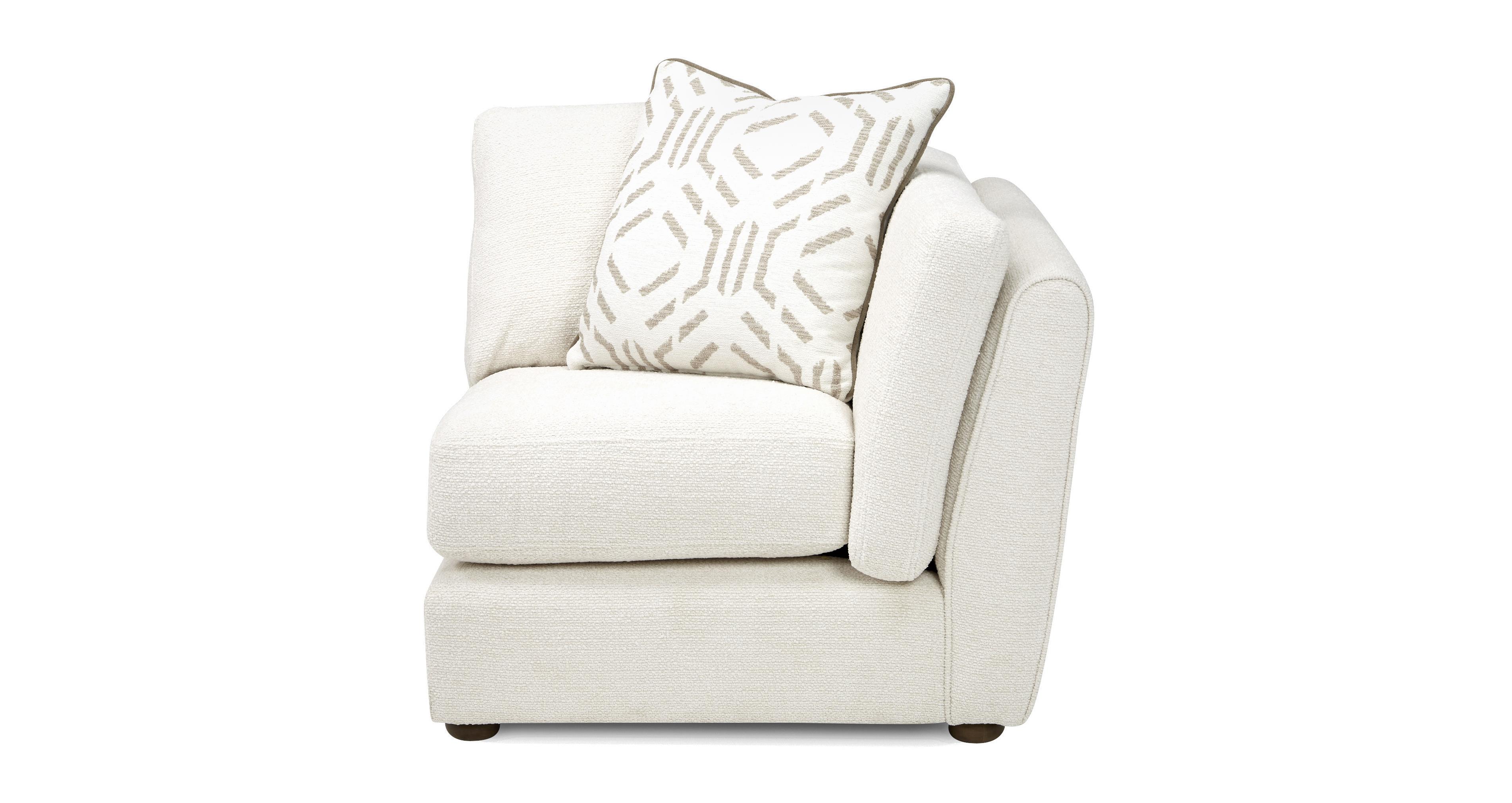 Ada Chenille Right Hand Facing Arm Small Sofa Unit | DFS