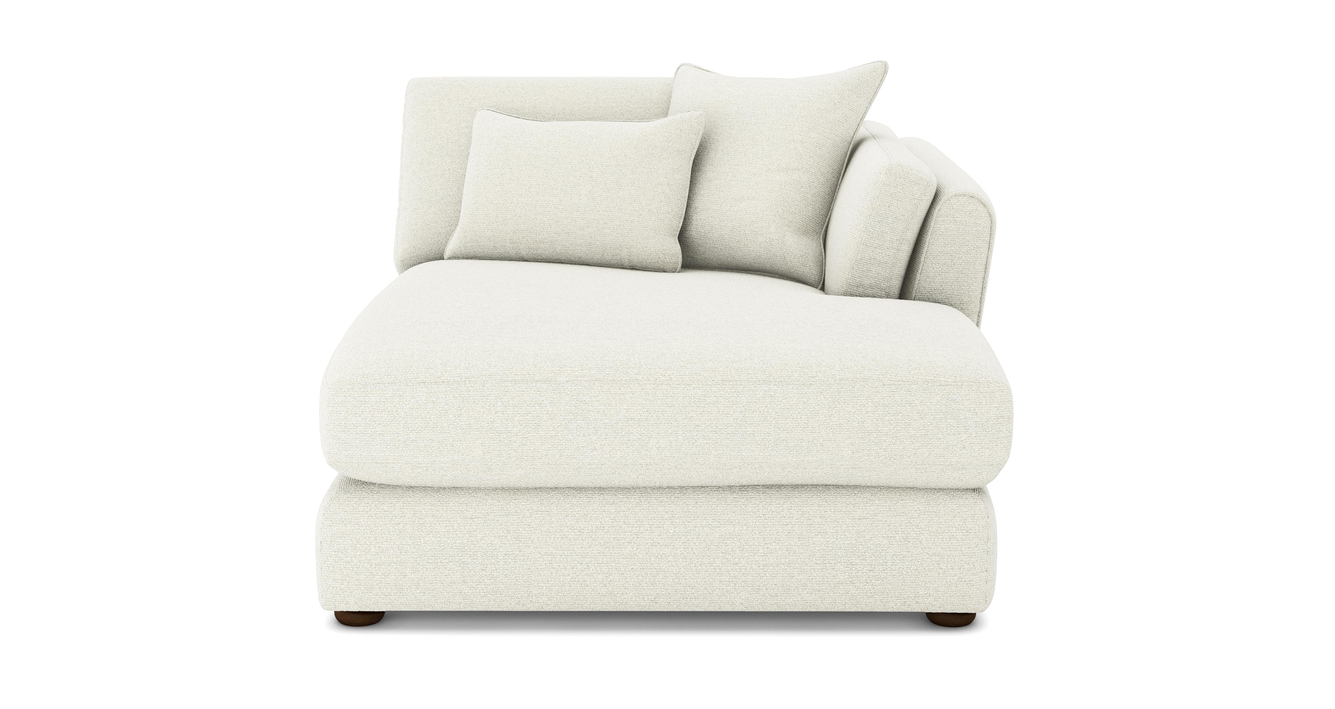 Ada Chenille Right Hand Facing Large Chaise Unit | DFS