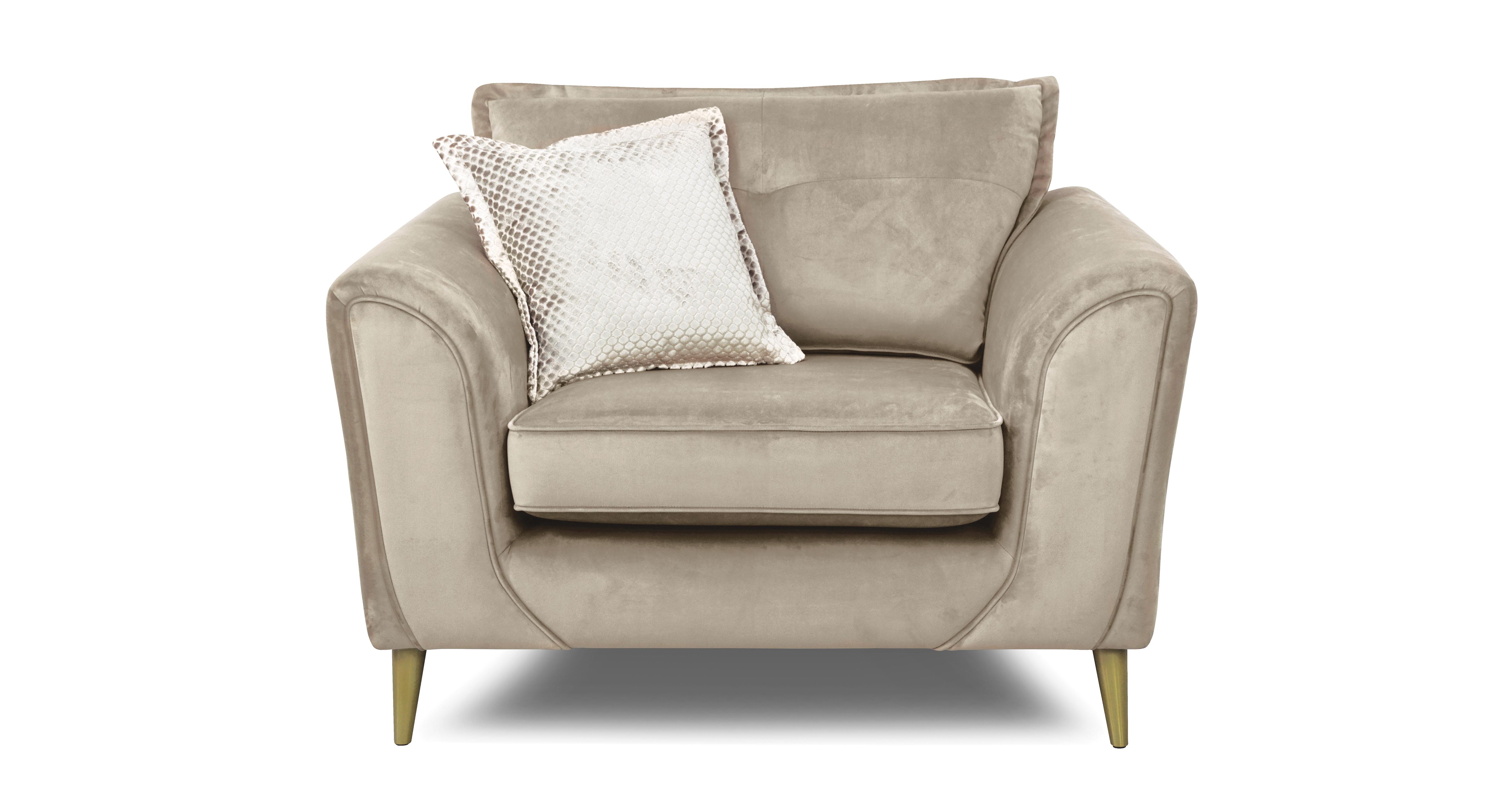 Alyssia Self Piped Armchair | DFS