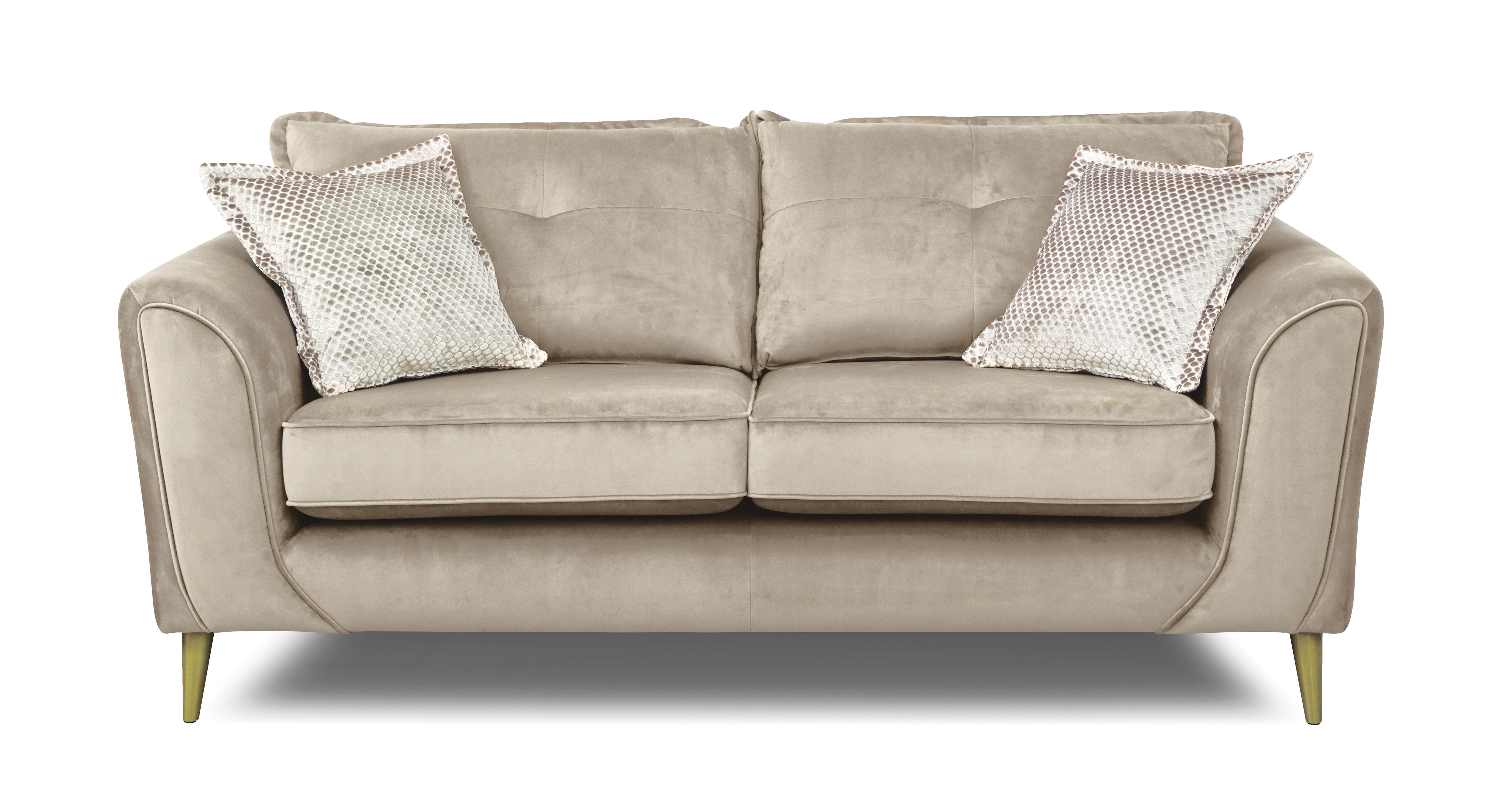 Alyssia Self Piped Formal Back 2 Seater Sofa | DFS