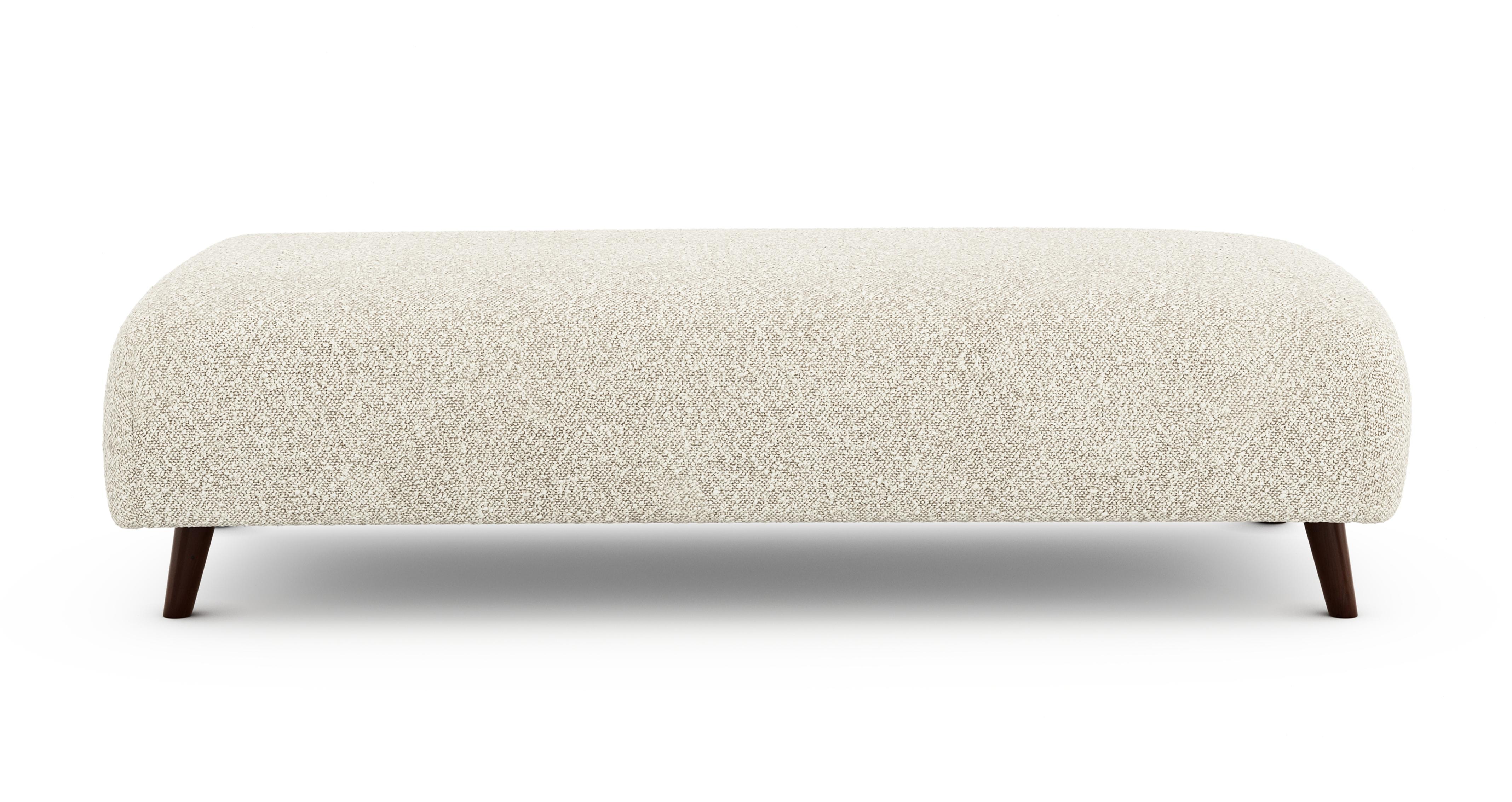 Amaya Boucle Large Bench Footstool | DFS