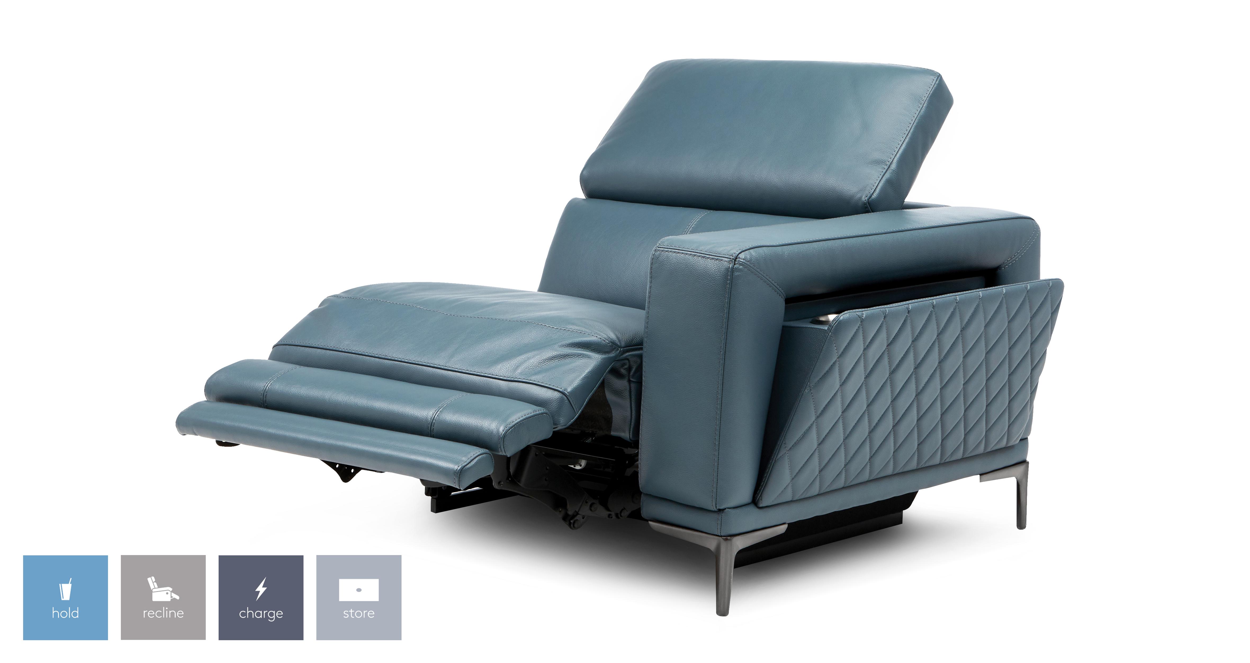 Ascent Right Hand Facing 1 Seat Power Plus Recliner With Storage Arm | DFS