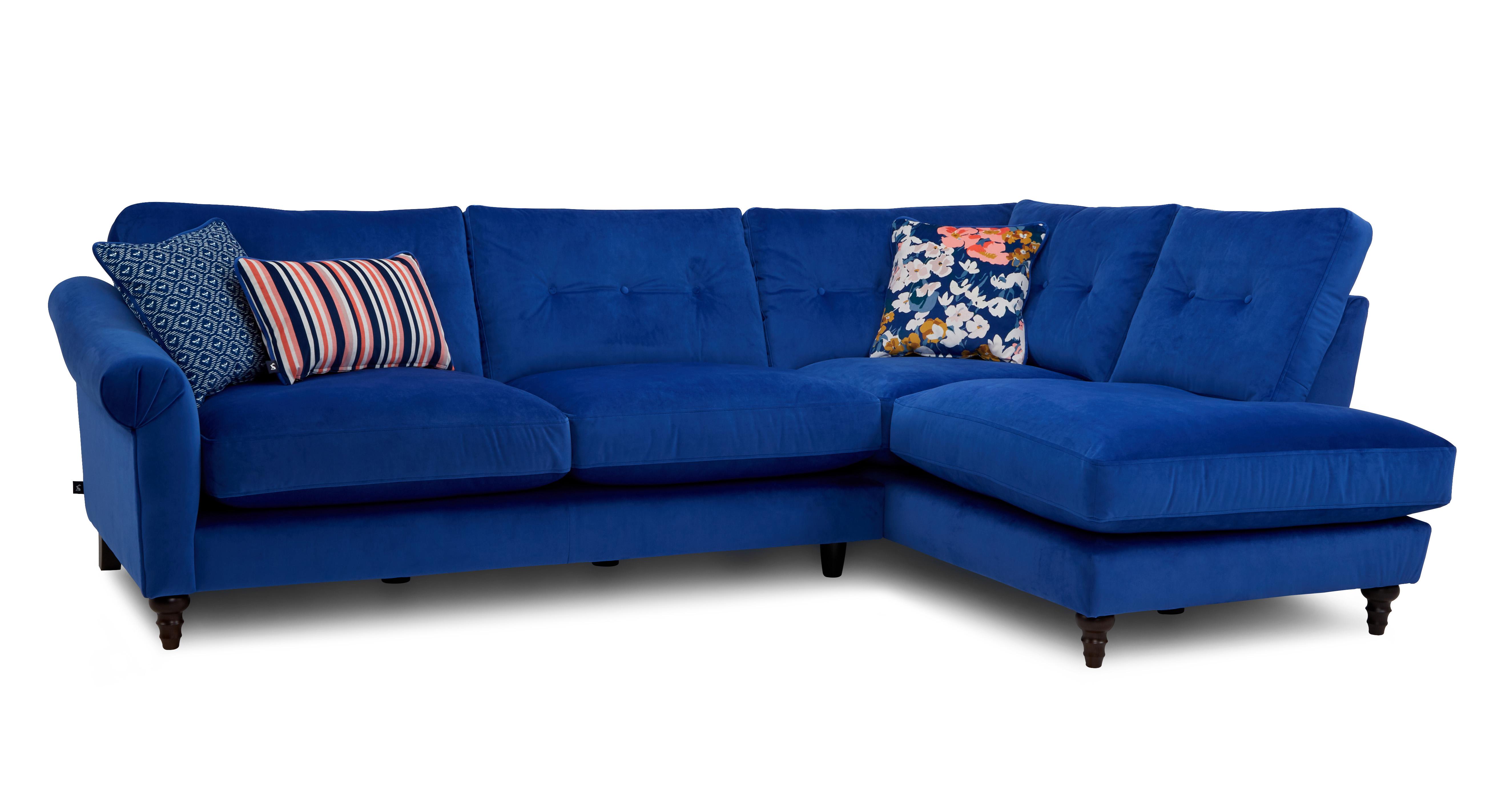 Blue Corner Sofas DFS