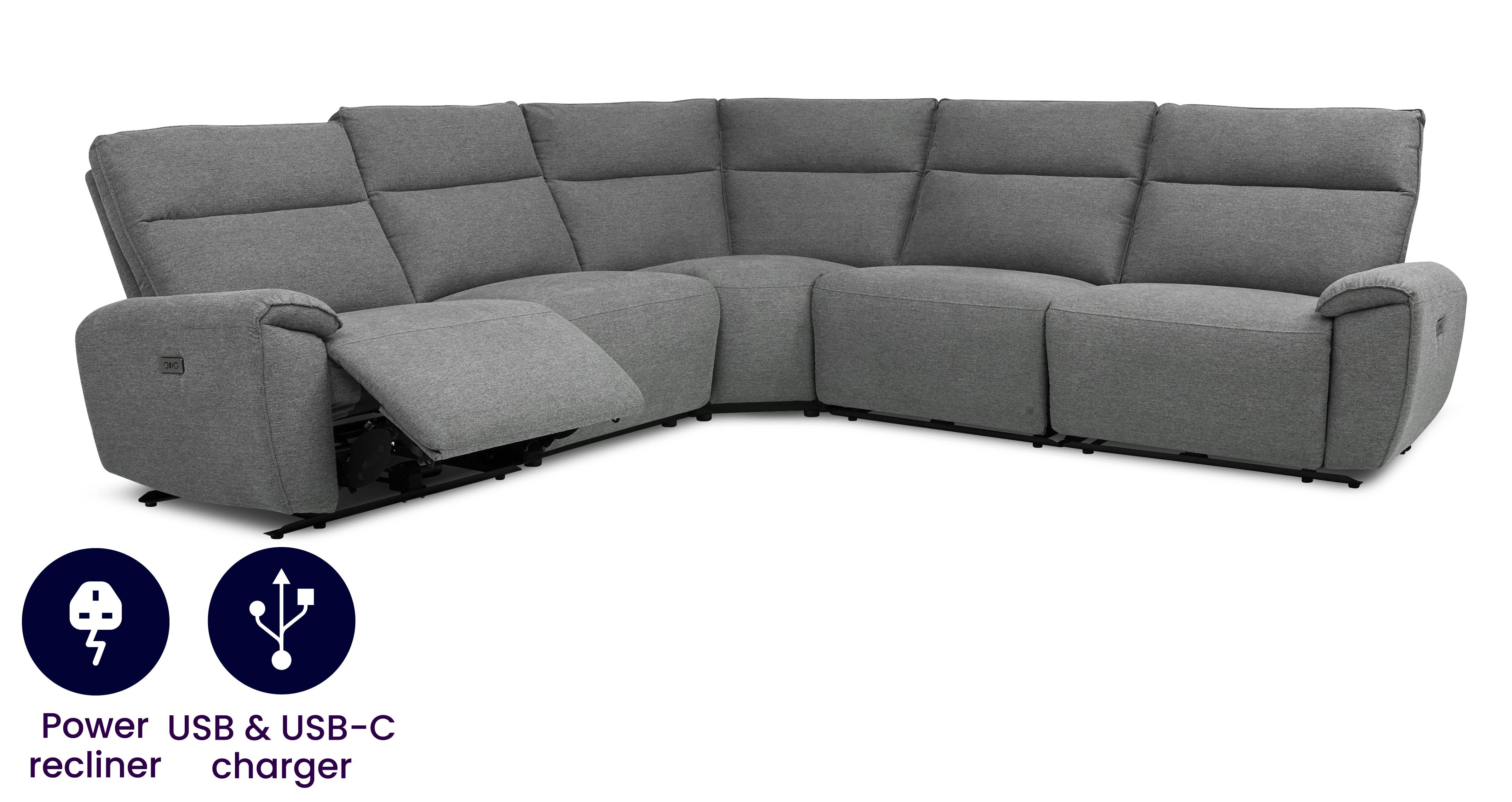 Aussie Express 2 Corner 2 Power Recliner | DFS