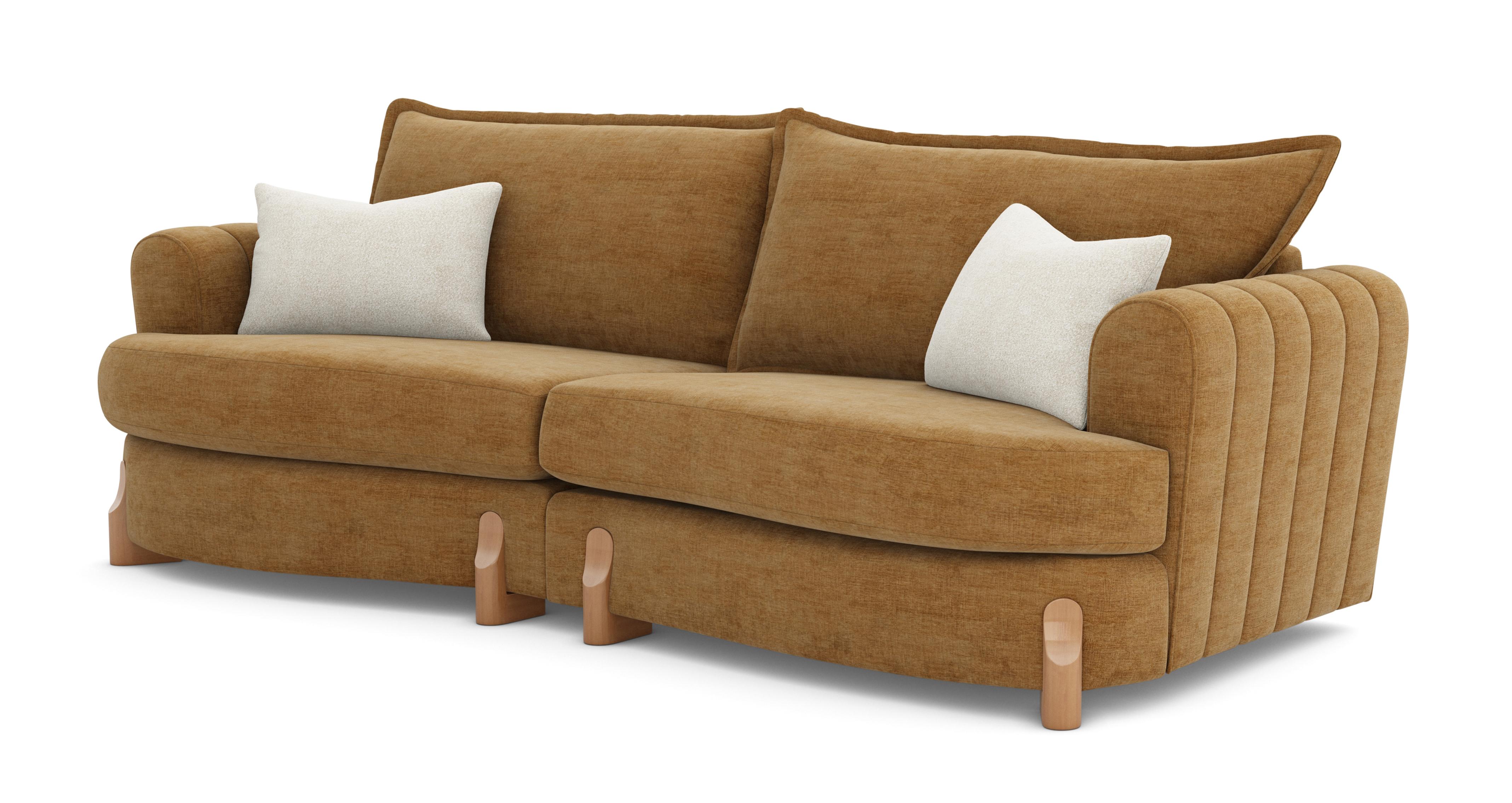 Bellino Plain Formal Back Grande Split Sofa | DFS