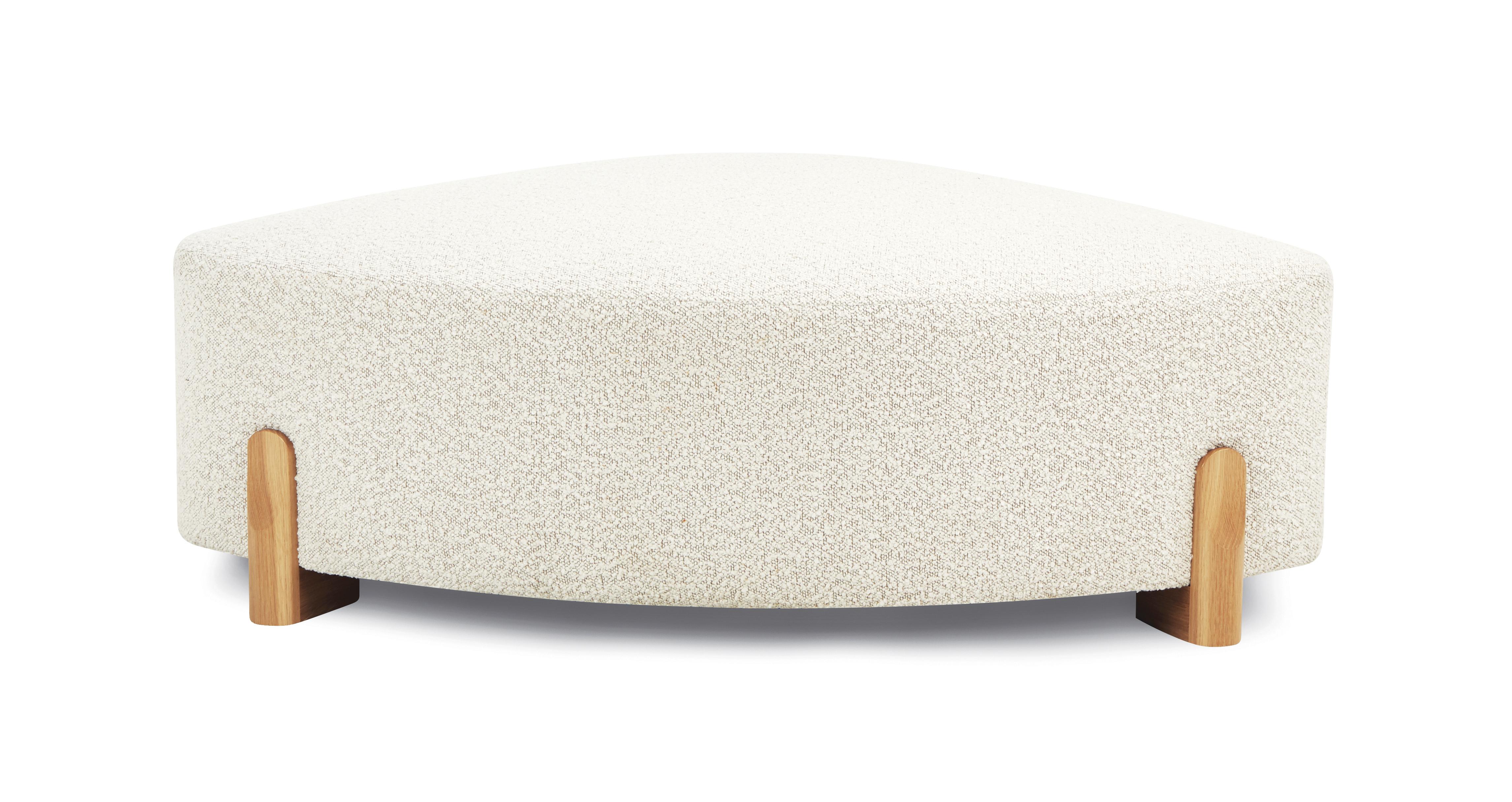 Bellino Boucle Shaped Footstool | DFS
