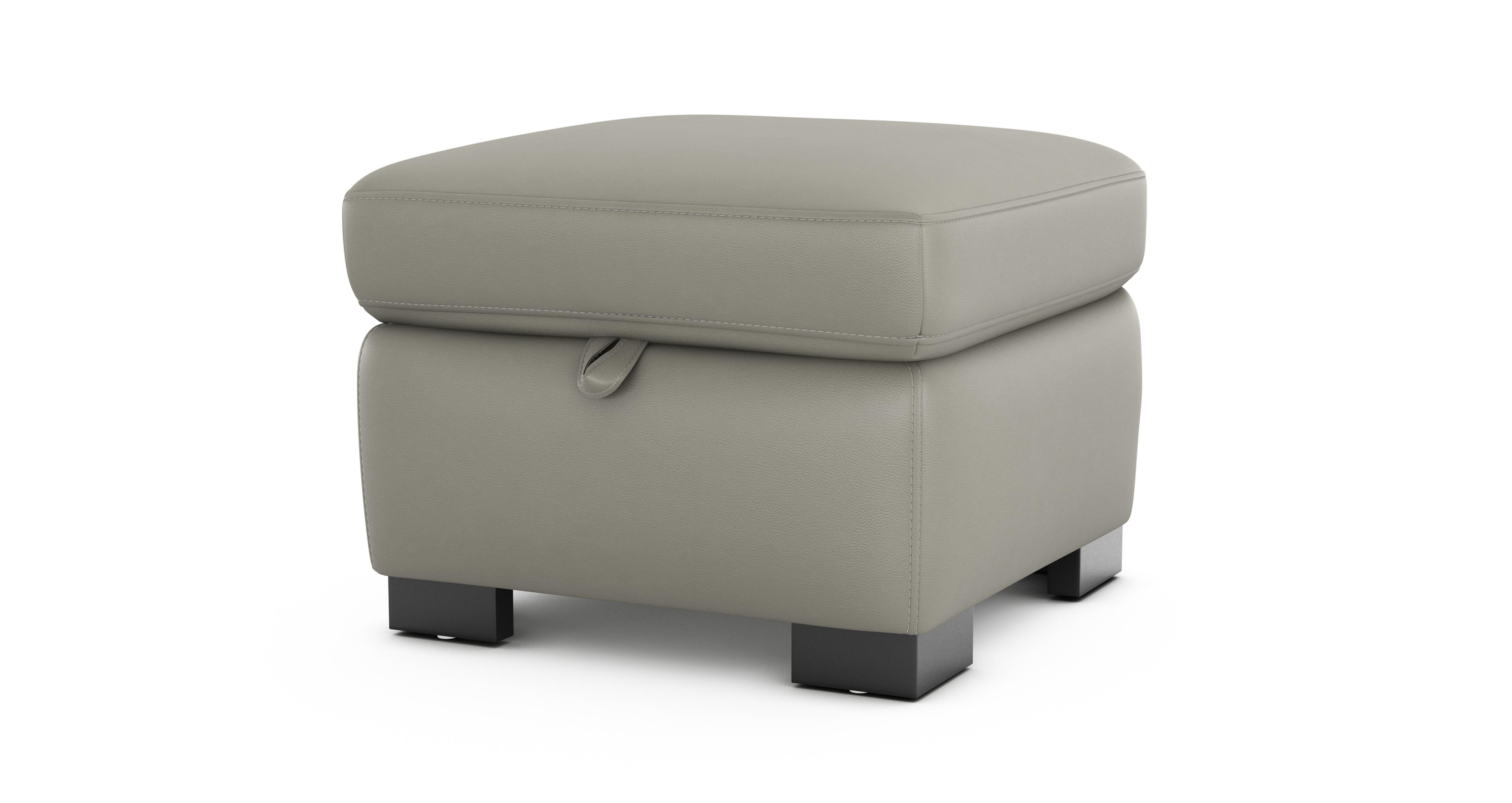 Leather pouffes for sale store