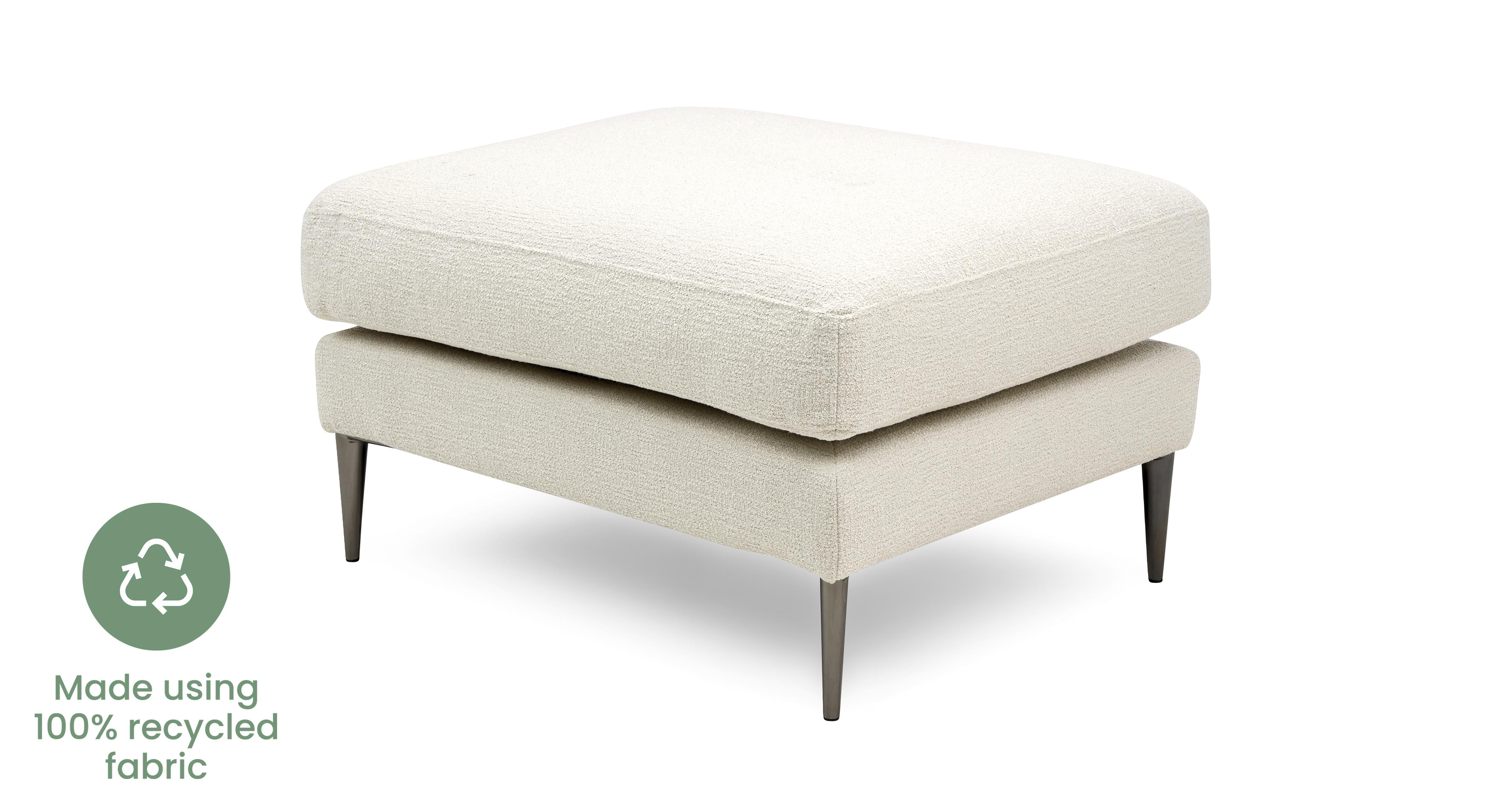 Brockwell Boucle Footstool | DFS