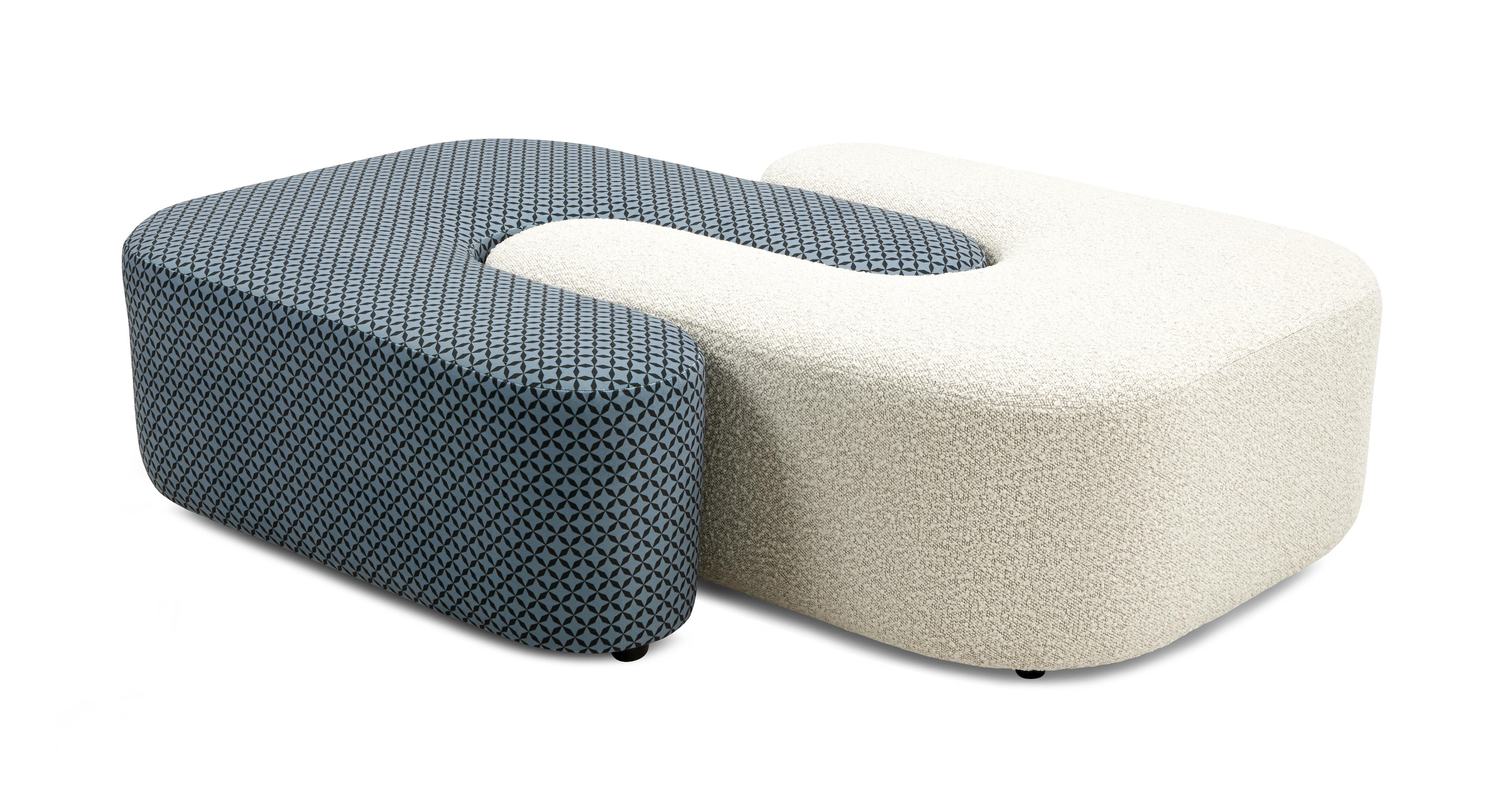 Brompton Combination Interlocking Footstools | DFS
