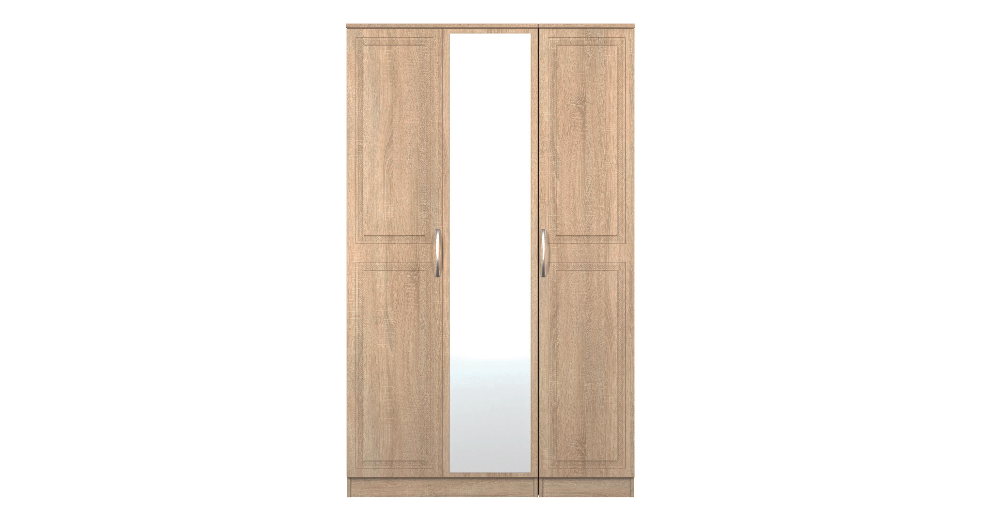 Cabra Triple Mirrored Wardrobe | DFS