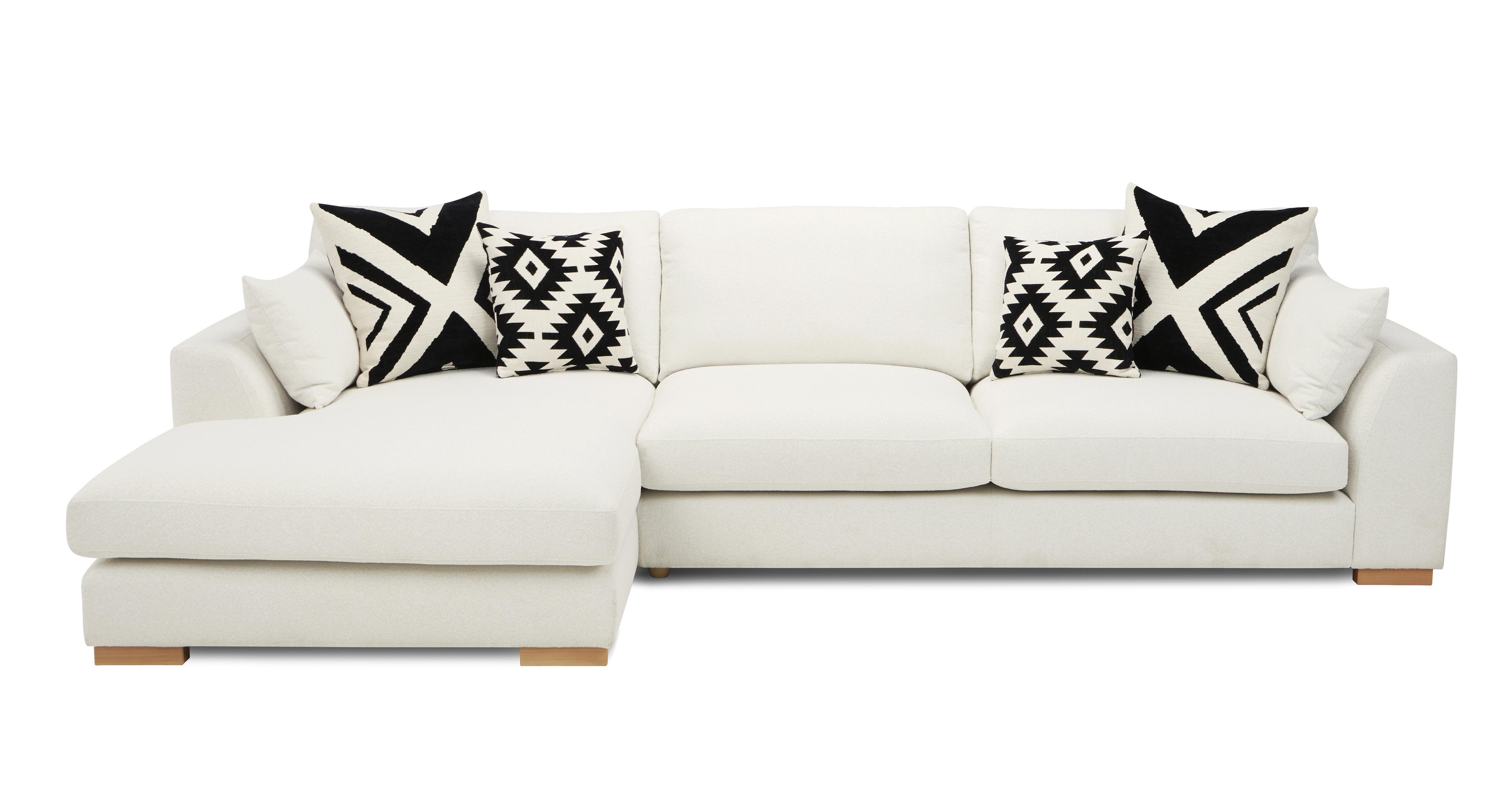Calix Left Hand Facing Large Chaise End Sofa | DFS