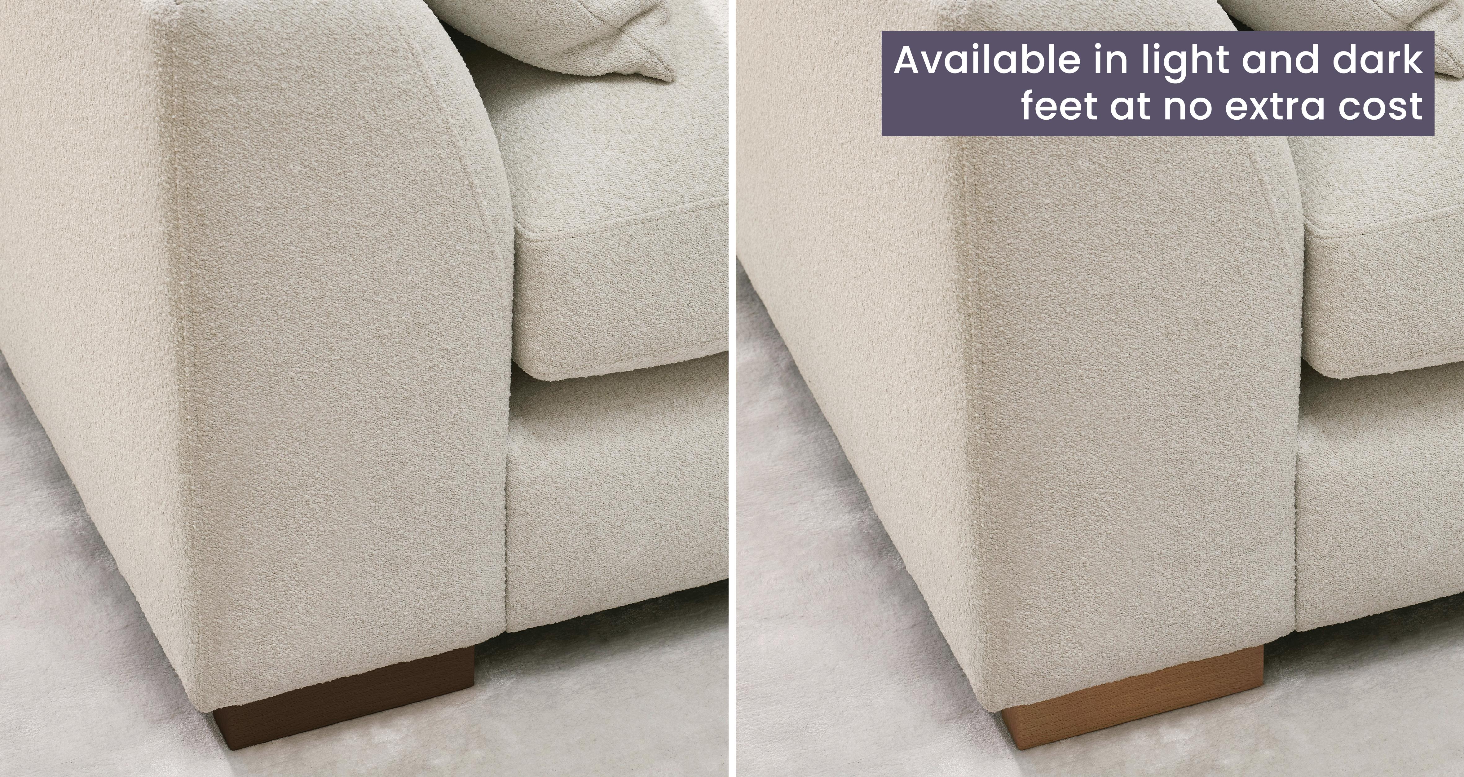 Calix Right Hand Facing Large Chaise End Sofa | DFS
