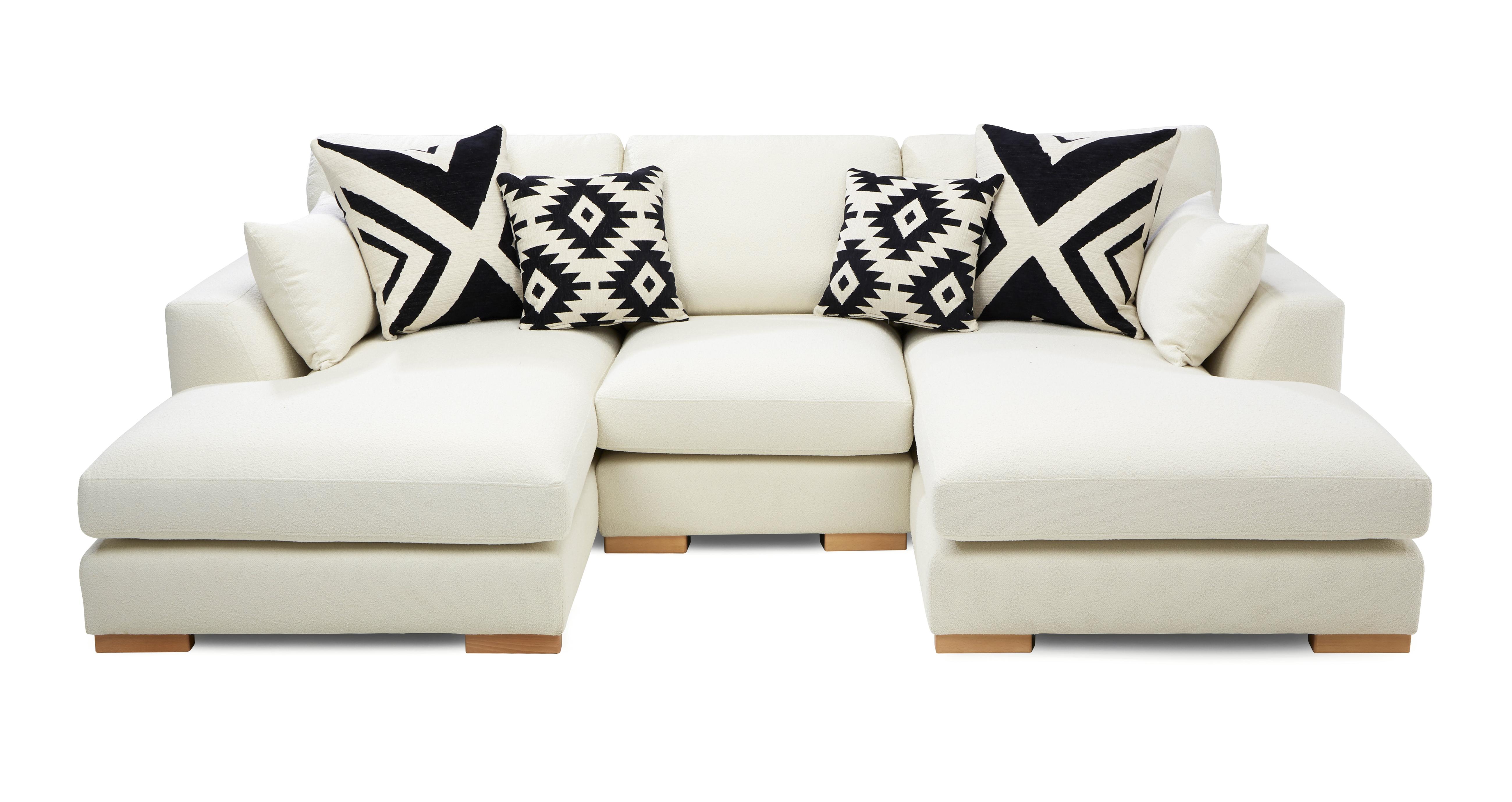 Calix Small Double Ended Chaise Sofa | DFS