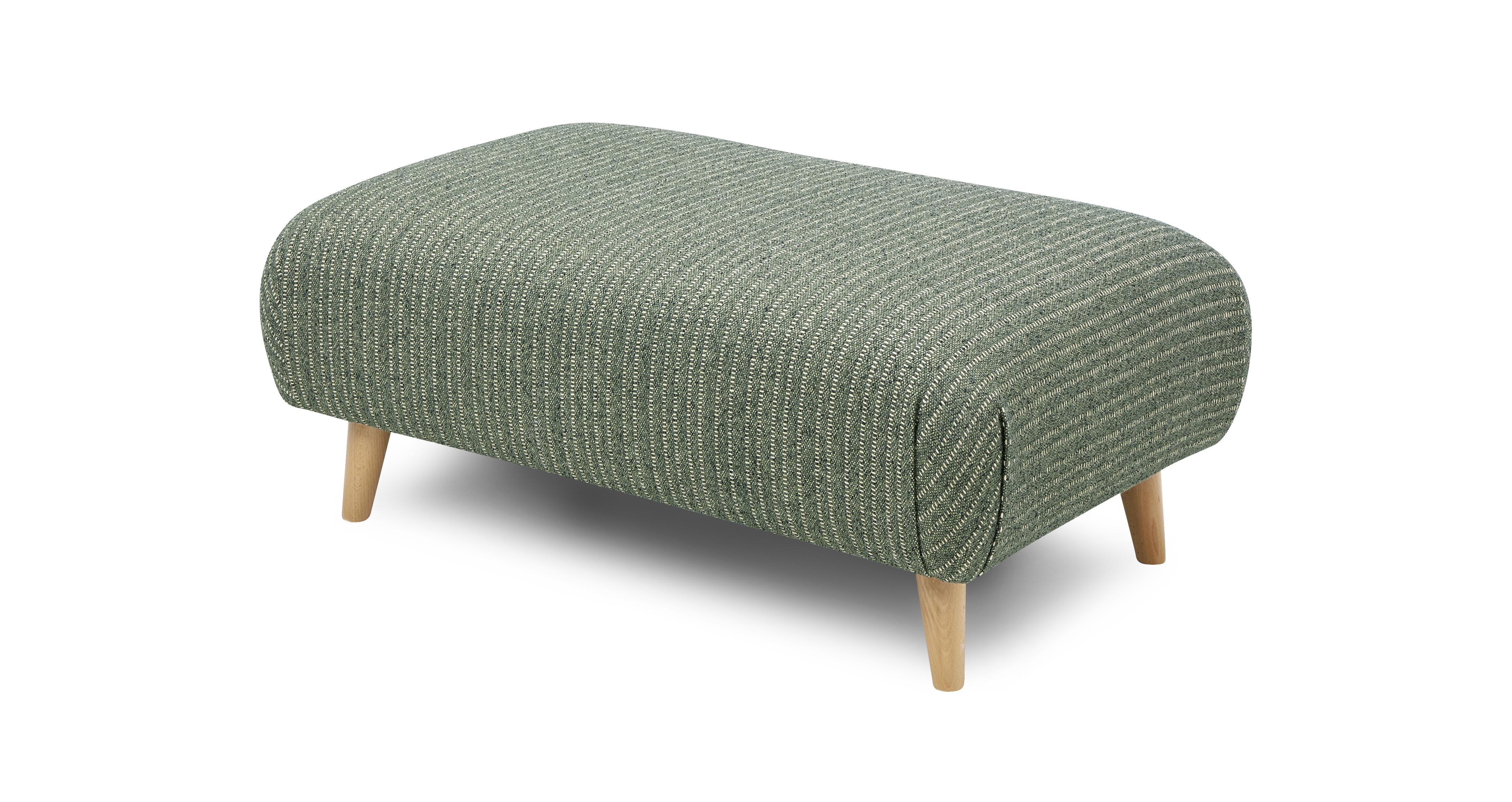 Carlisle Fine Stripe Small Bench Footstool | DFS