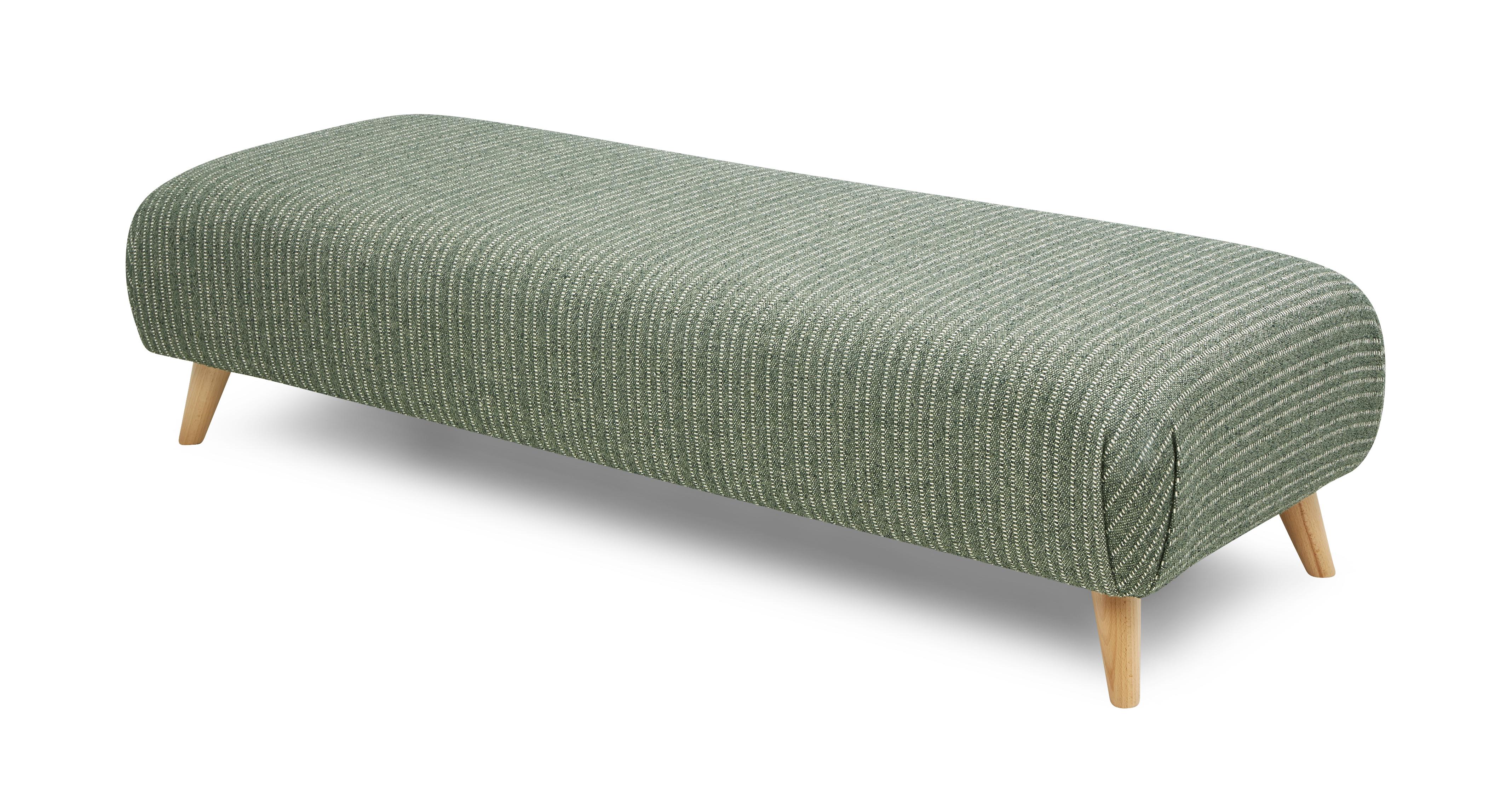 Carlisle Fine Stripe Large Bench Footstool | DFS