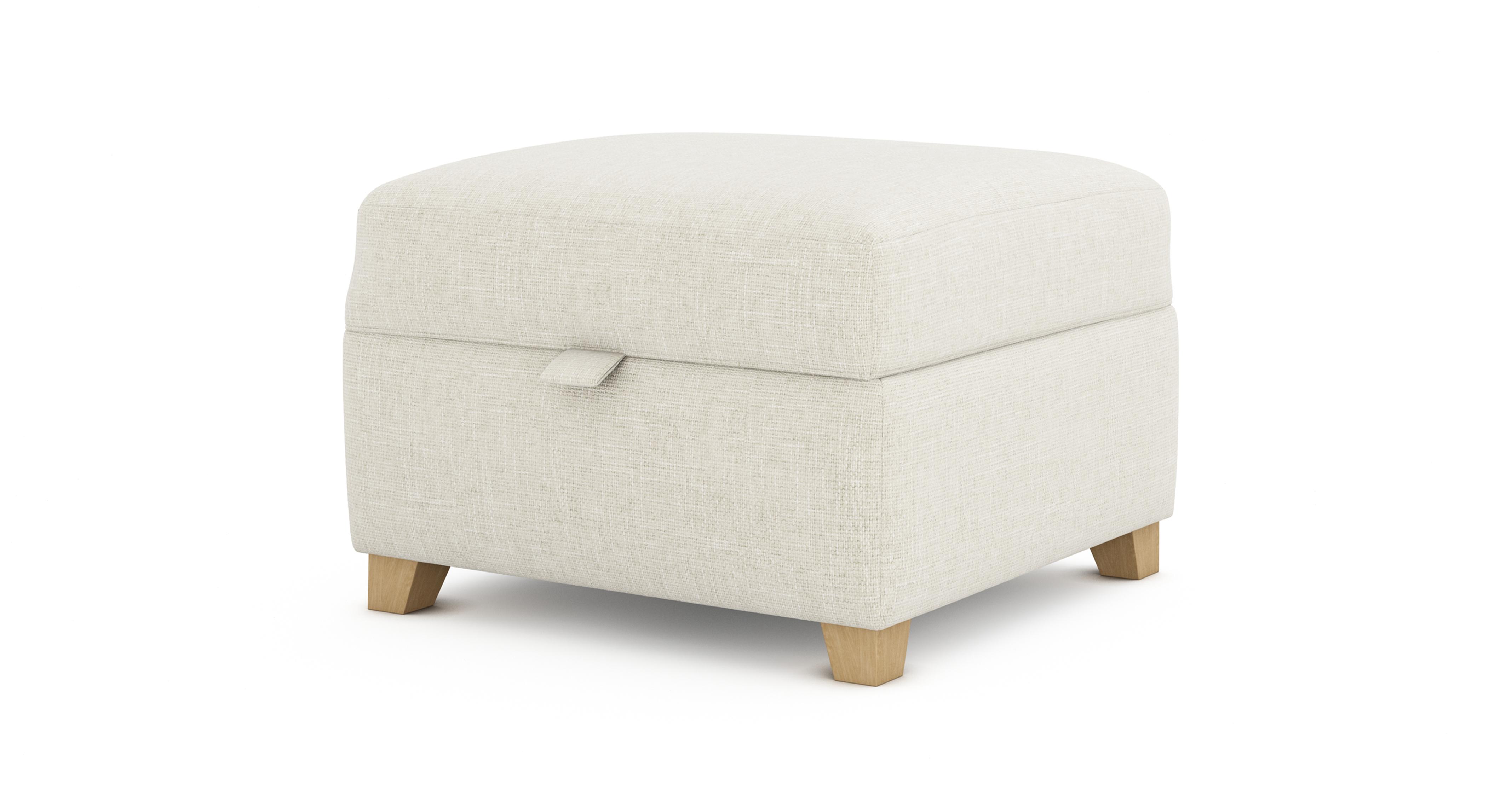 Carlisle Chenille Small Storage Footstool | DFS