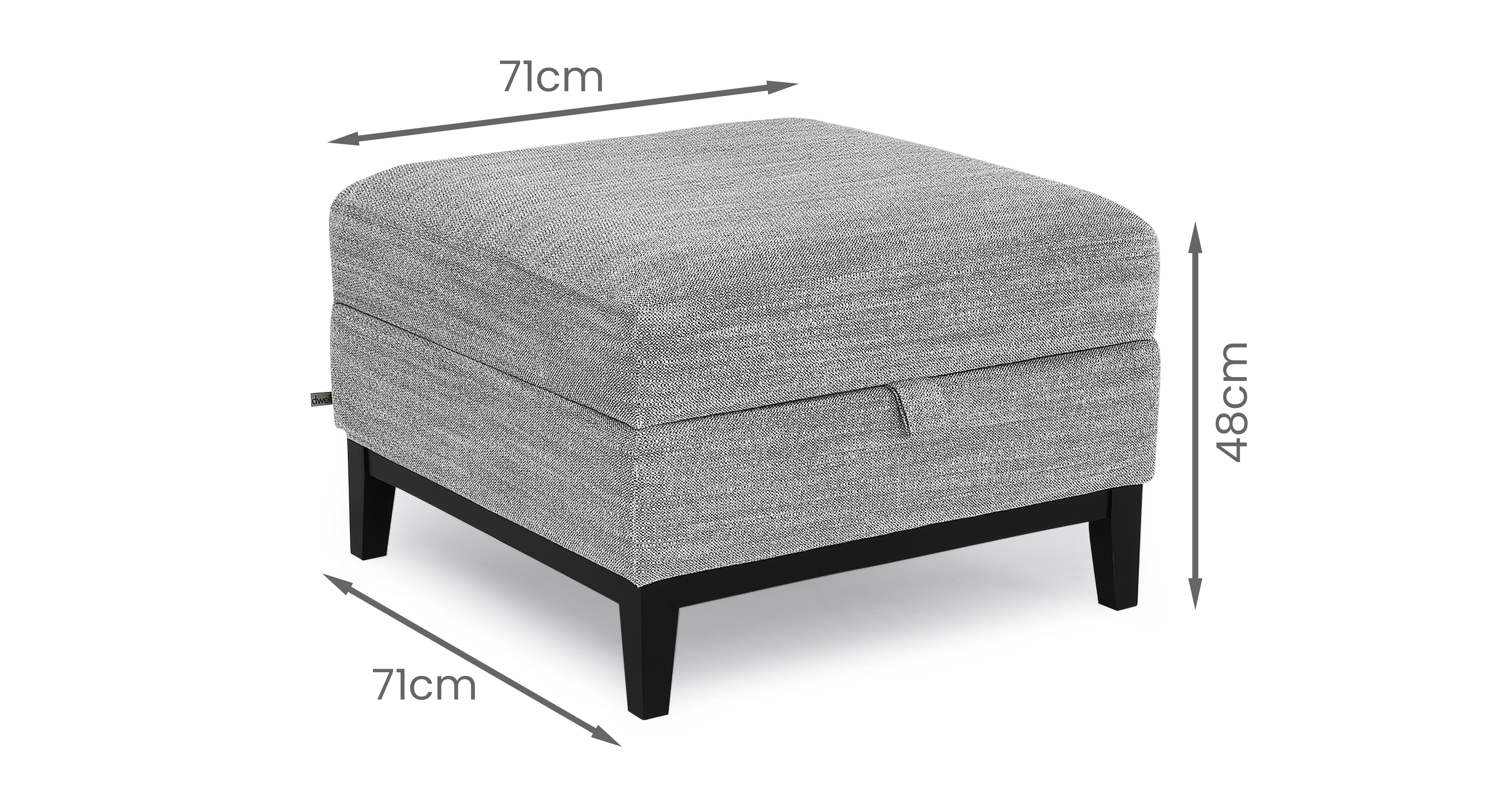 Catania Storage Footstool | DFS
