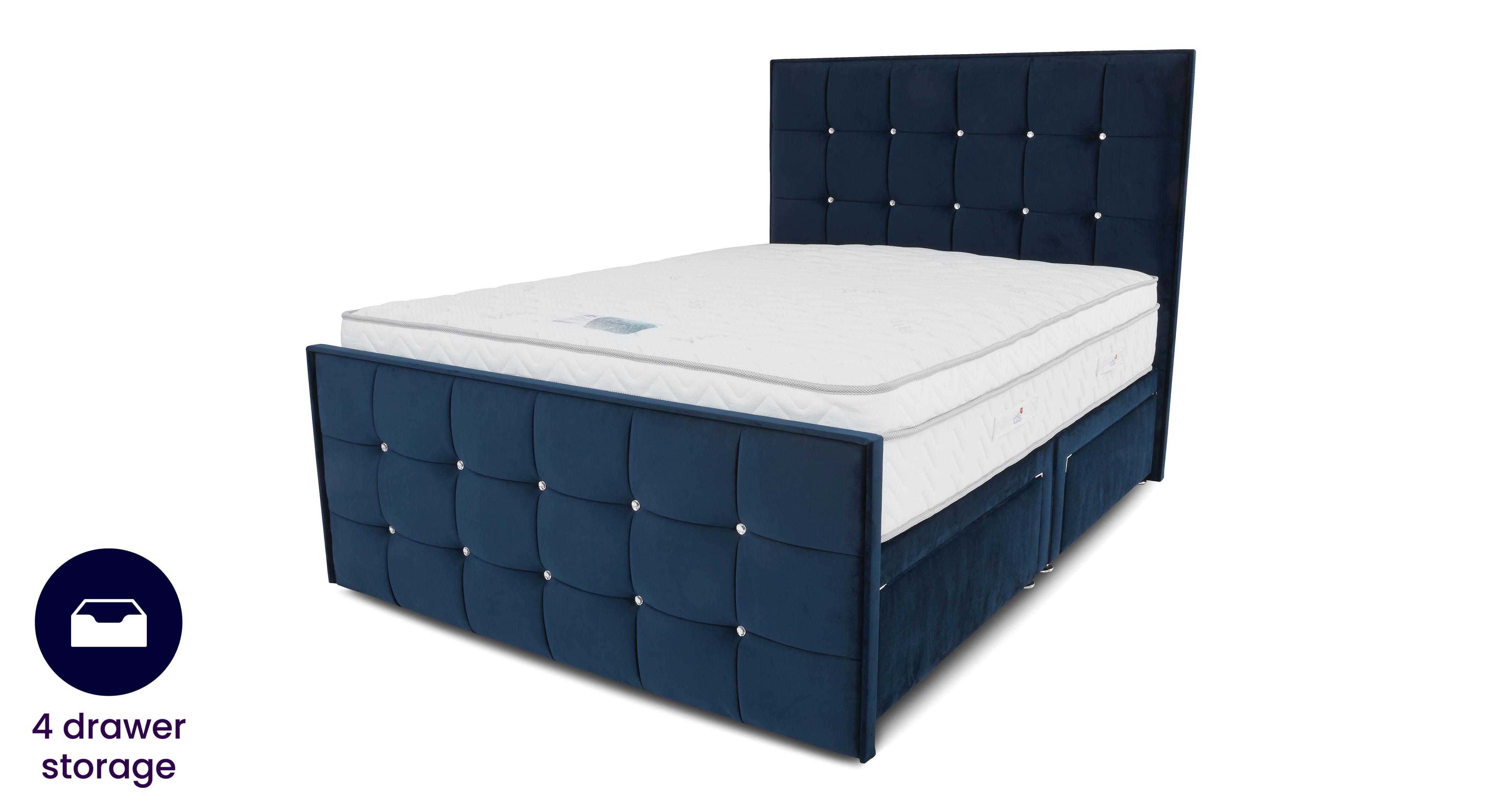 Cecelia King 4 Drawer Standard Bedframe | DFS