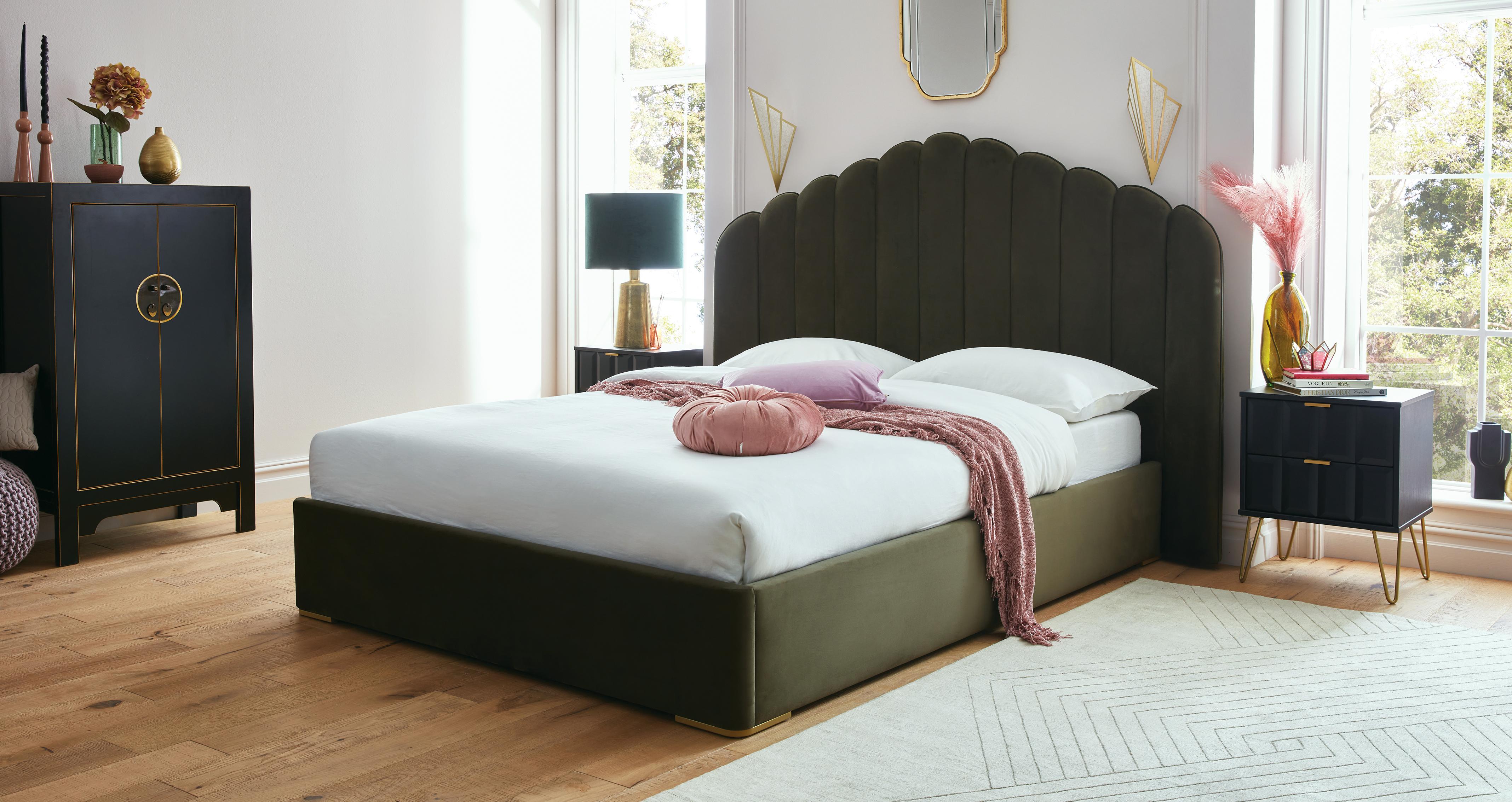 Clio Double Ottoman Bed | DFS