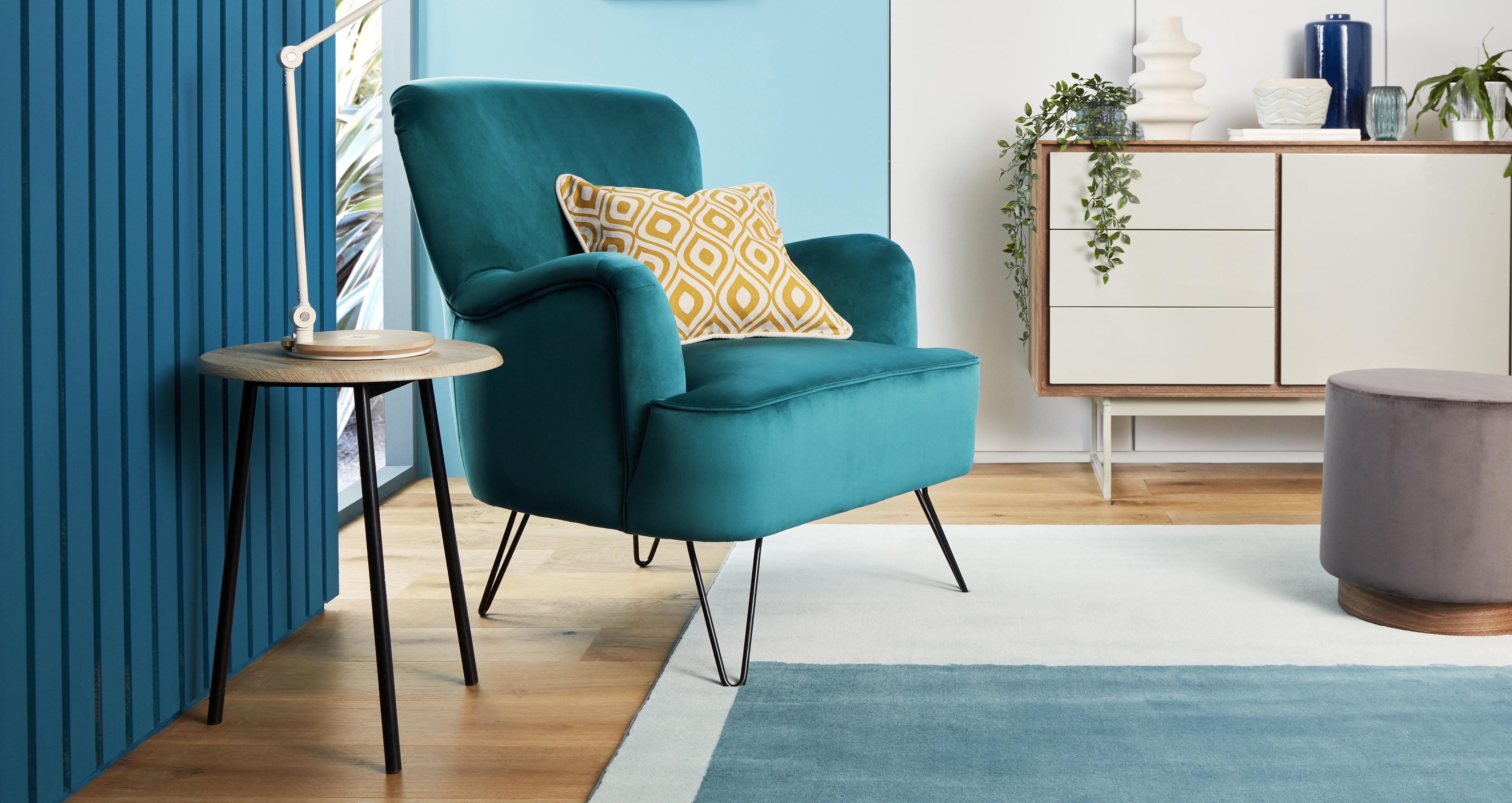 Club Velvet Accent Chair | DFS