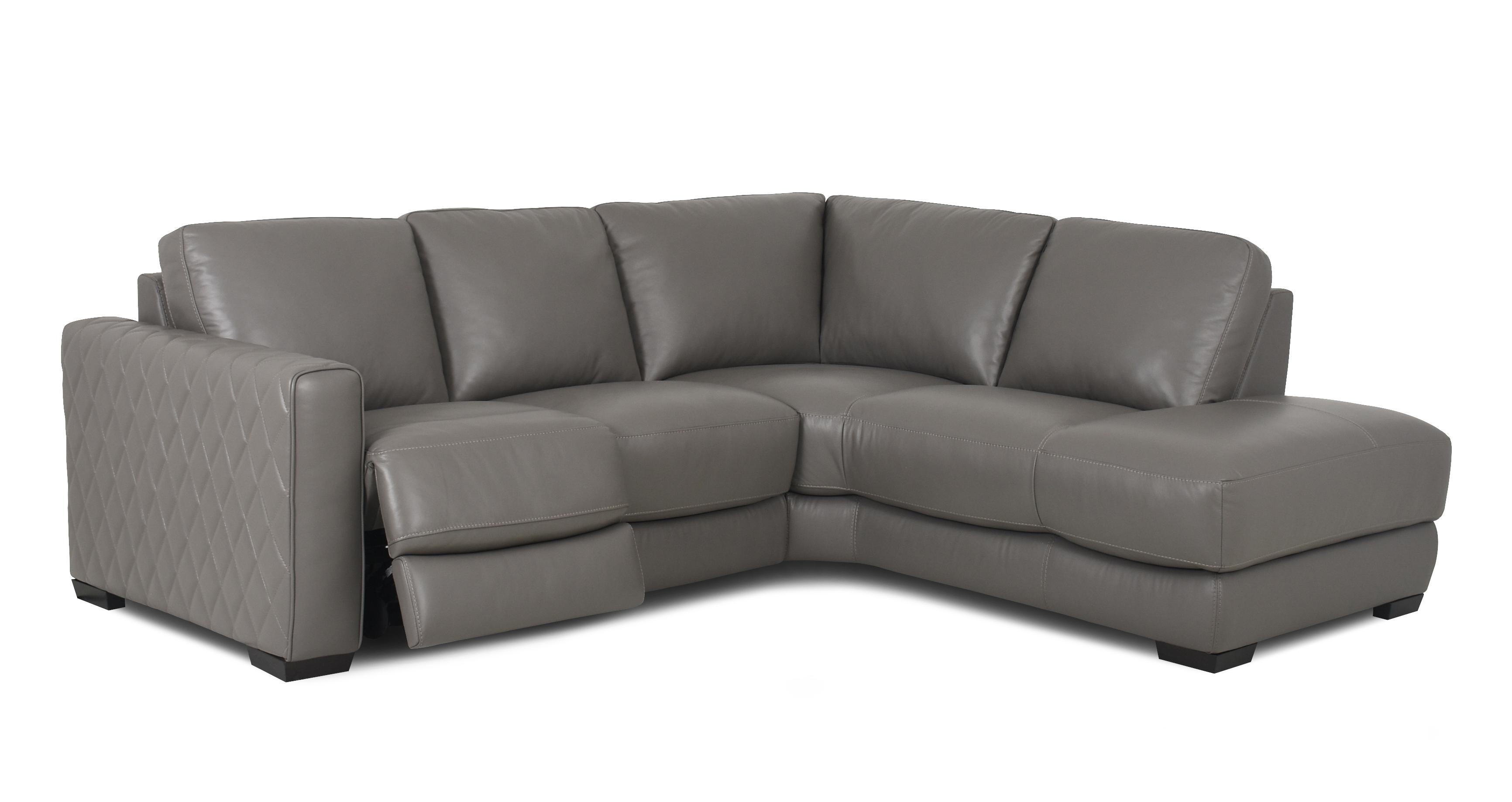 Dfs leather corner sofa recliner store