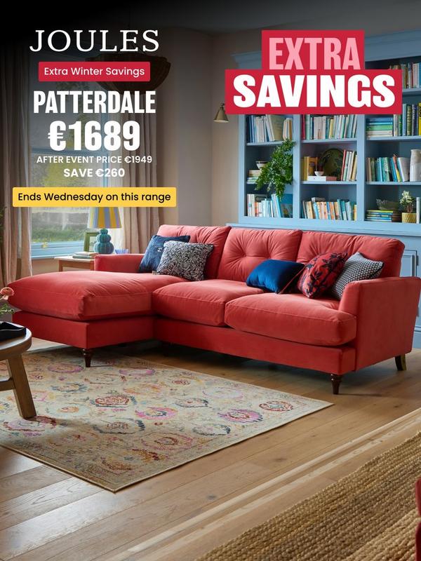 red sofas dfs