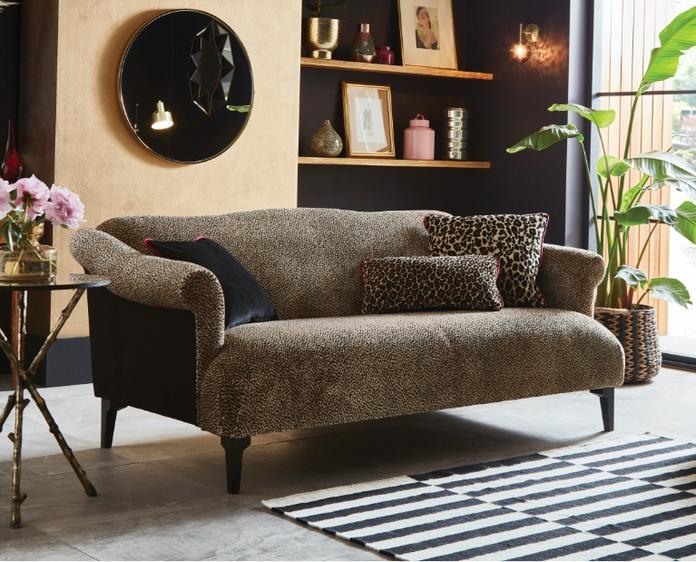 Leopard print sofa dfs store