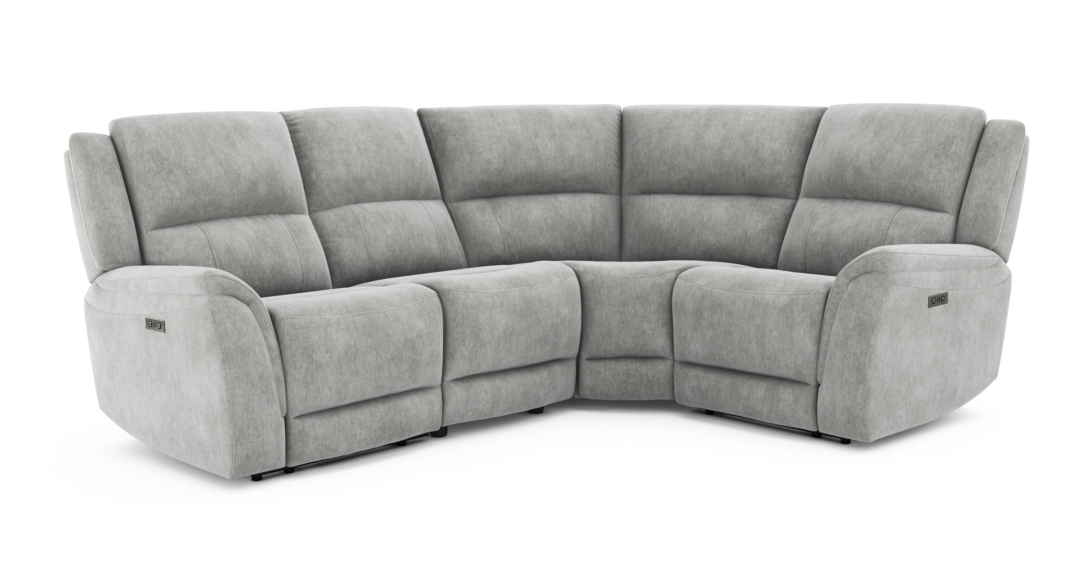 Declan Left Hand Facing 2 Corner 1 Power Recliner | DFS