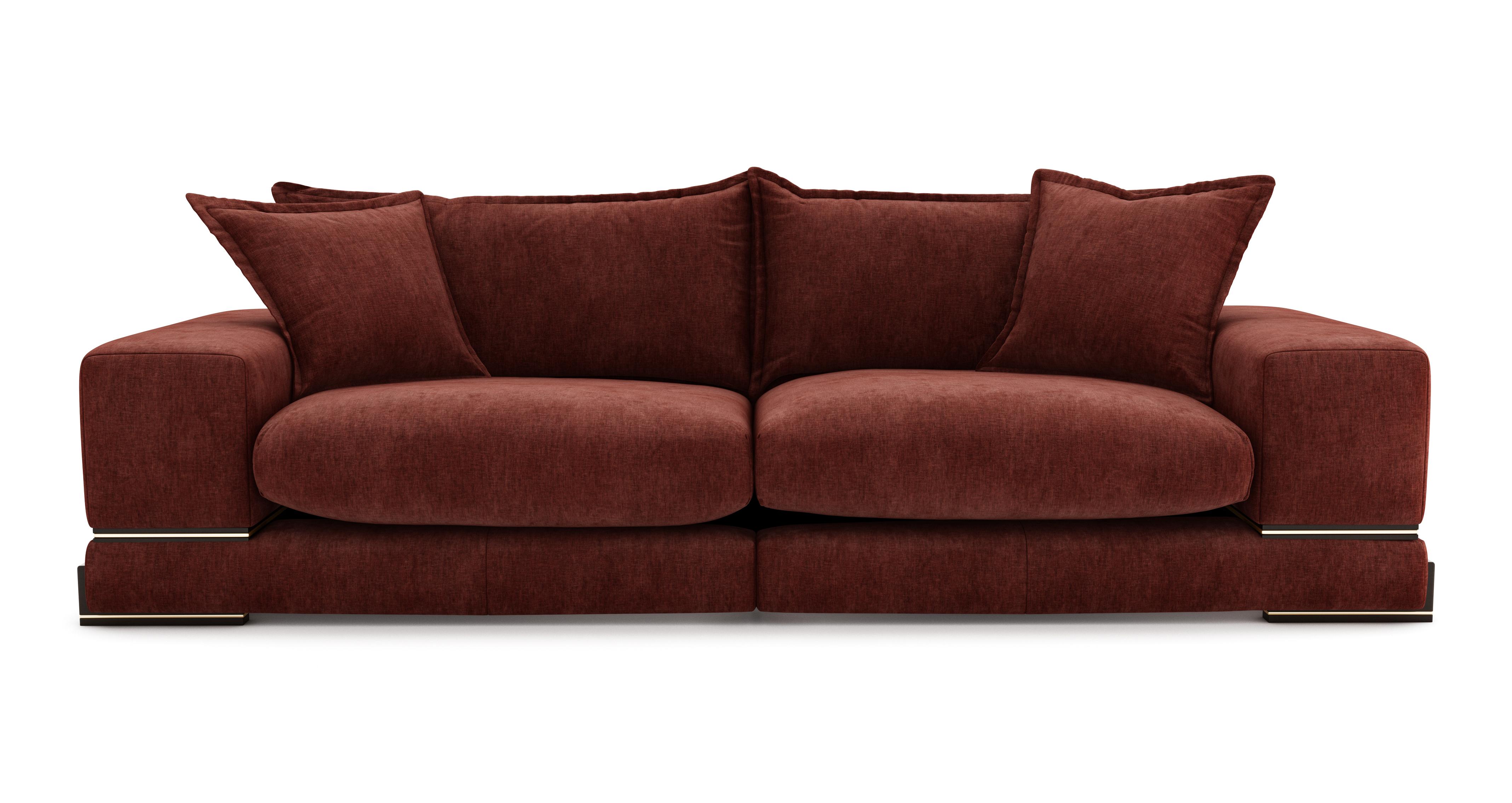 Dukes Chenille Regent 4 Seater Split Sofa | DFS
