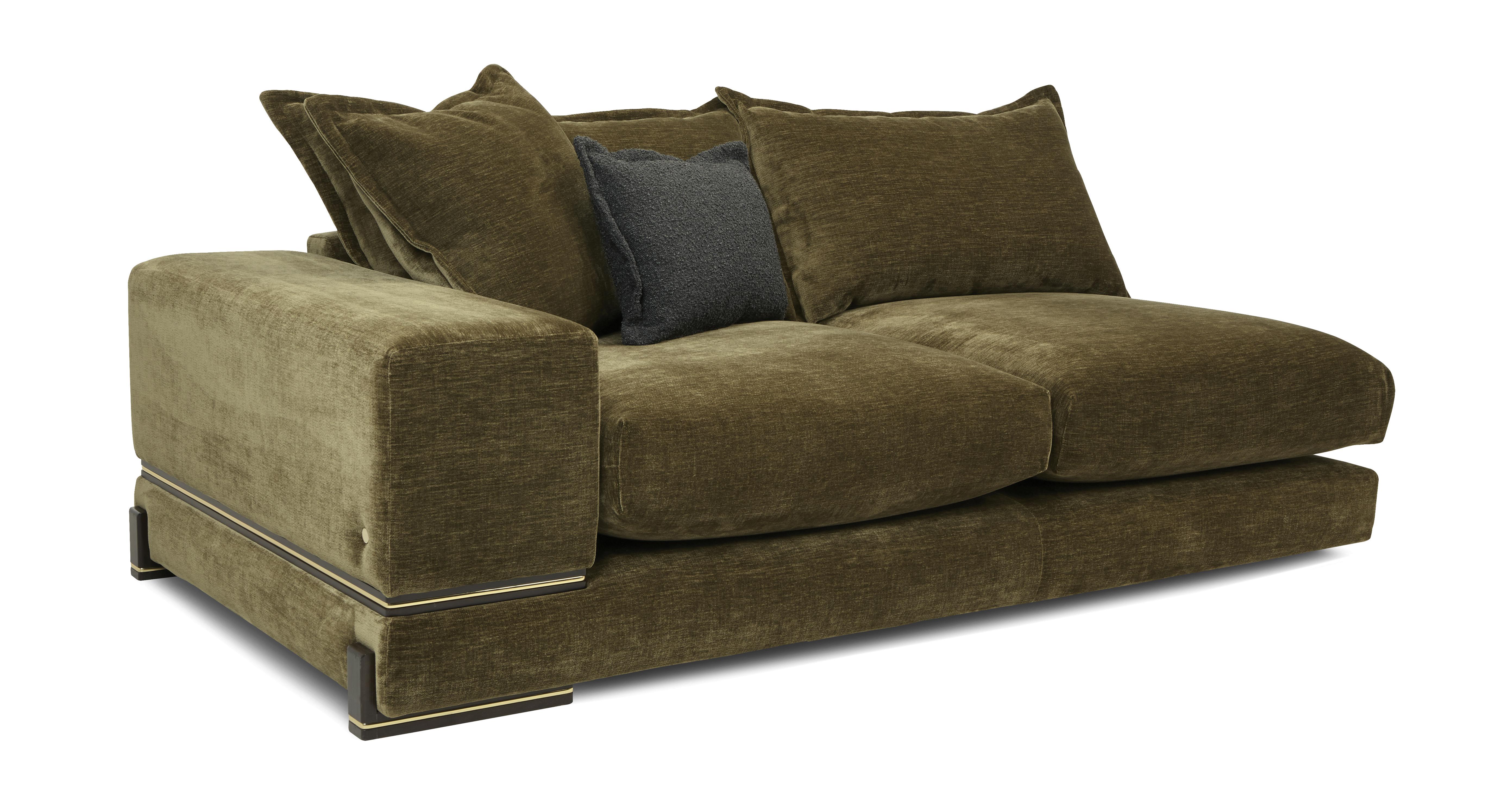 Dukes Chenille Victoria Left Hand Facing 3 Seat 1 Arm Unit | DFS