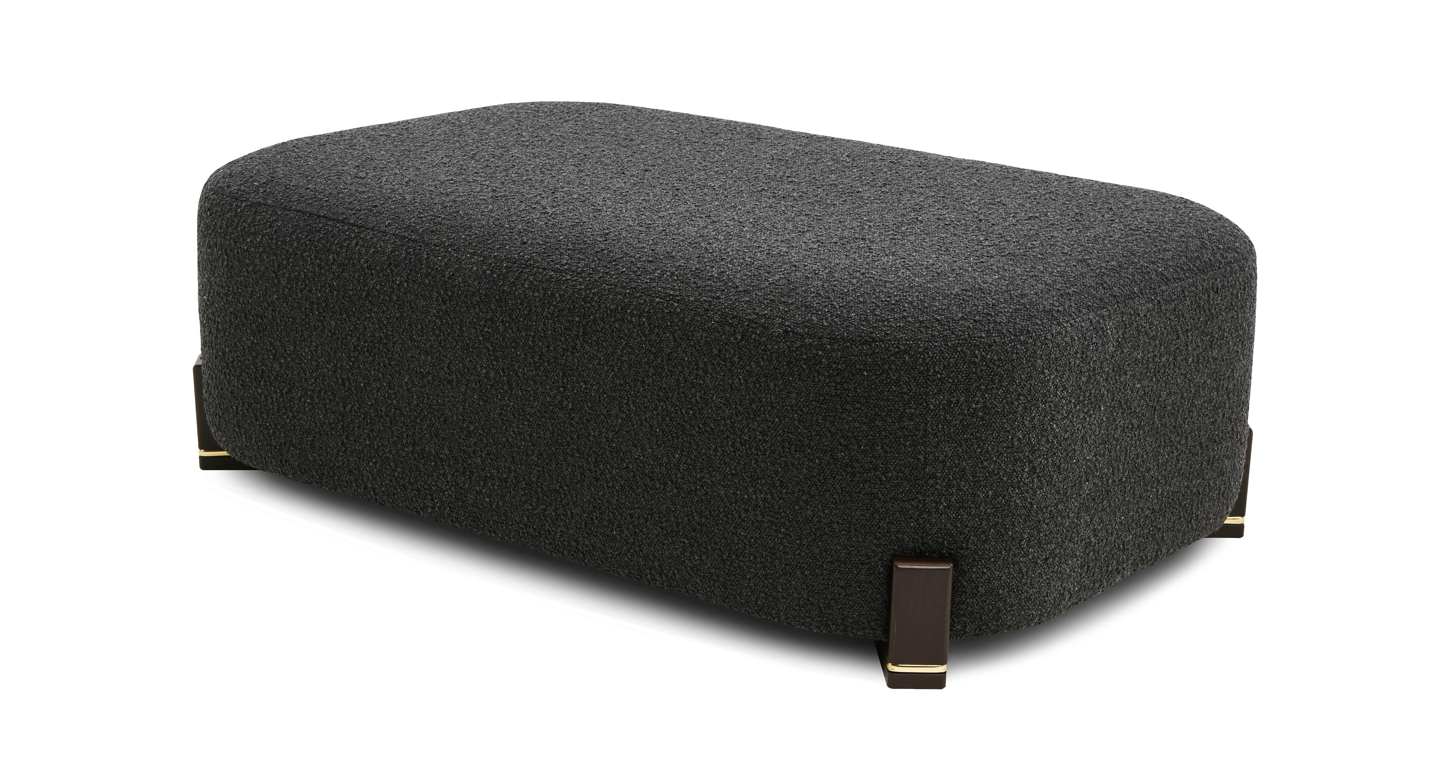 Dukes Boucle Rectangular Footstool | DFS
