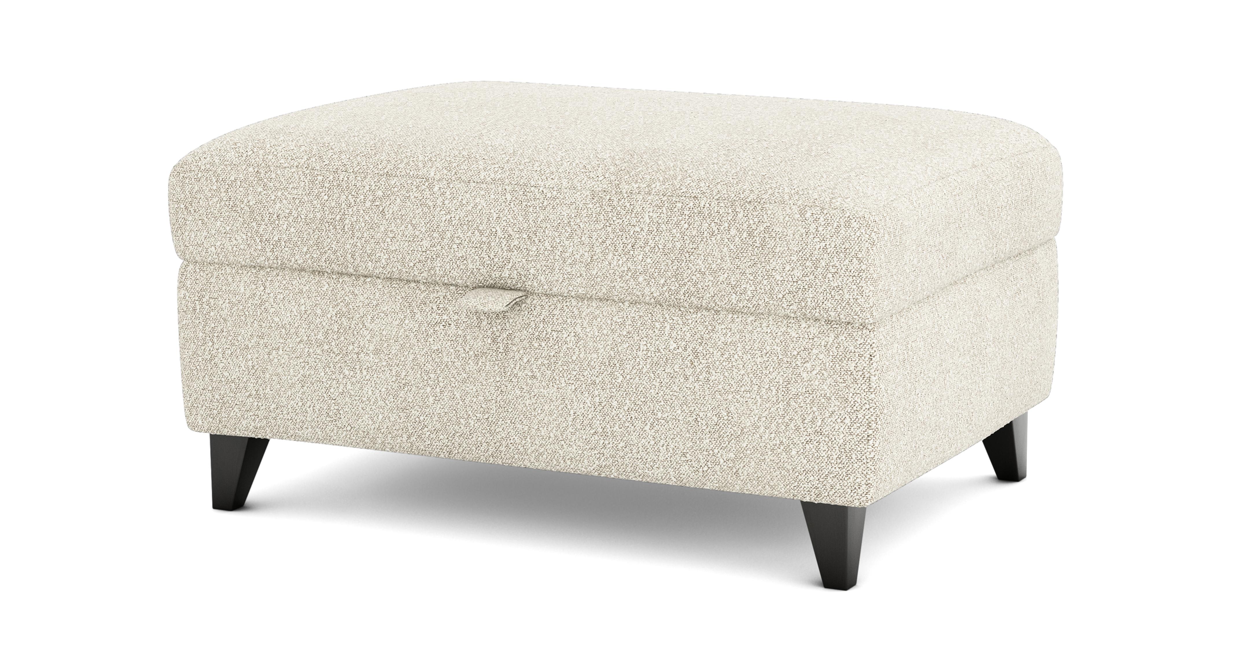 Dukes Boucle Large Storage Footstool | DFS