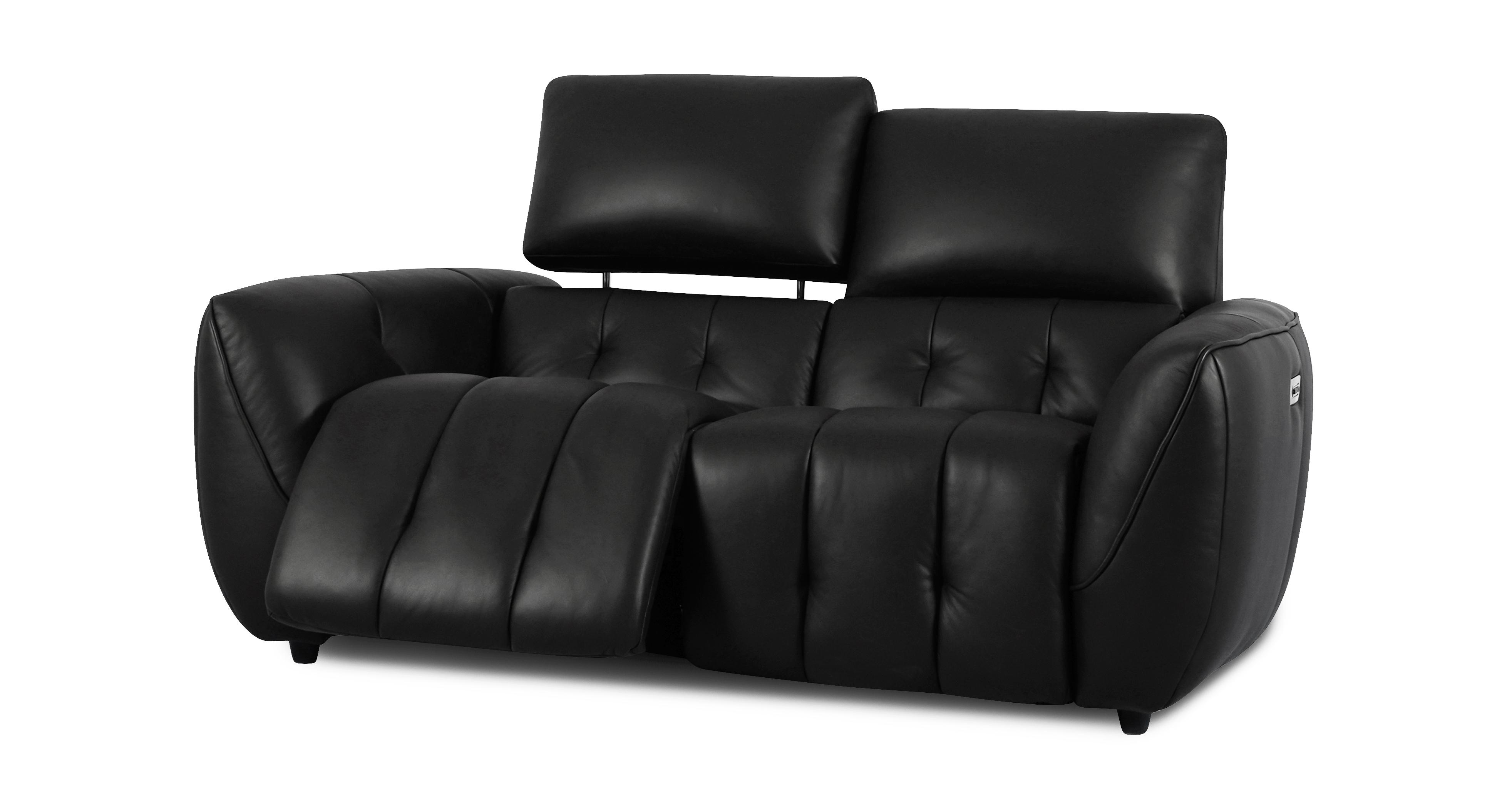 Elektra Leather 2 Seat Power Recliner | DFS