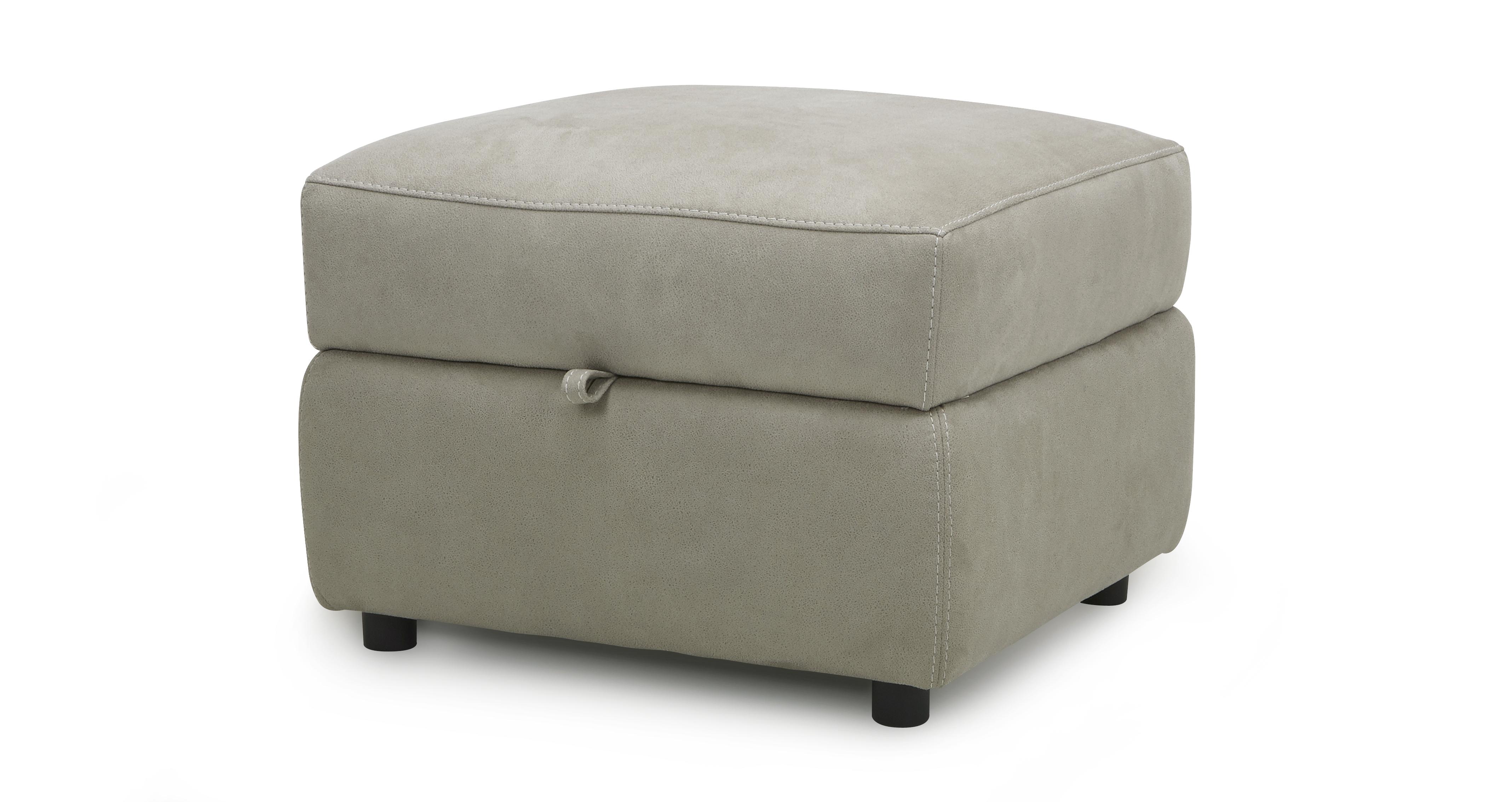Ellis Fabric Storage Footstool | DFS