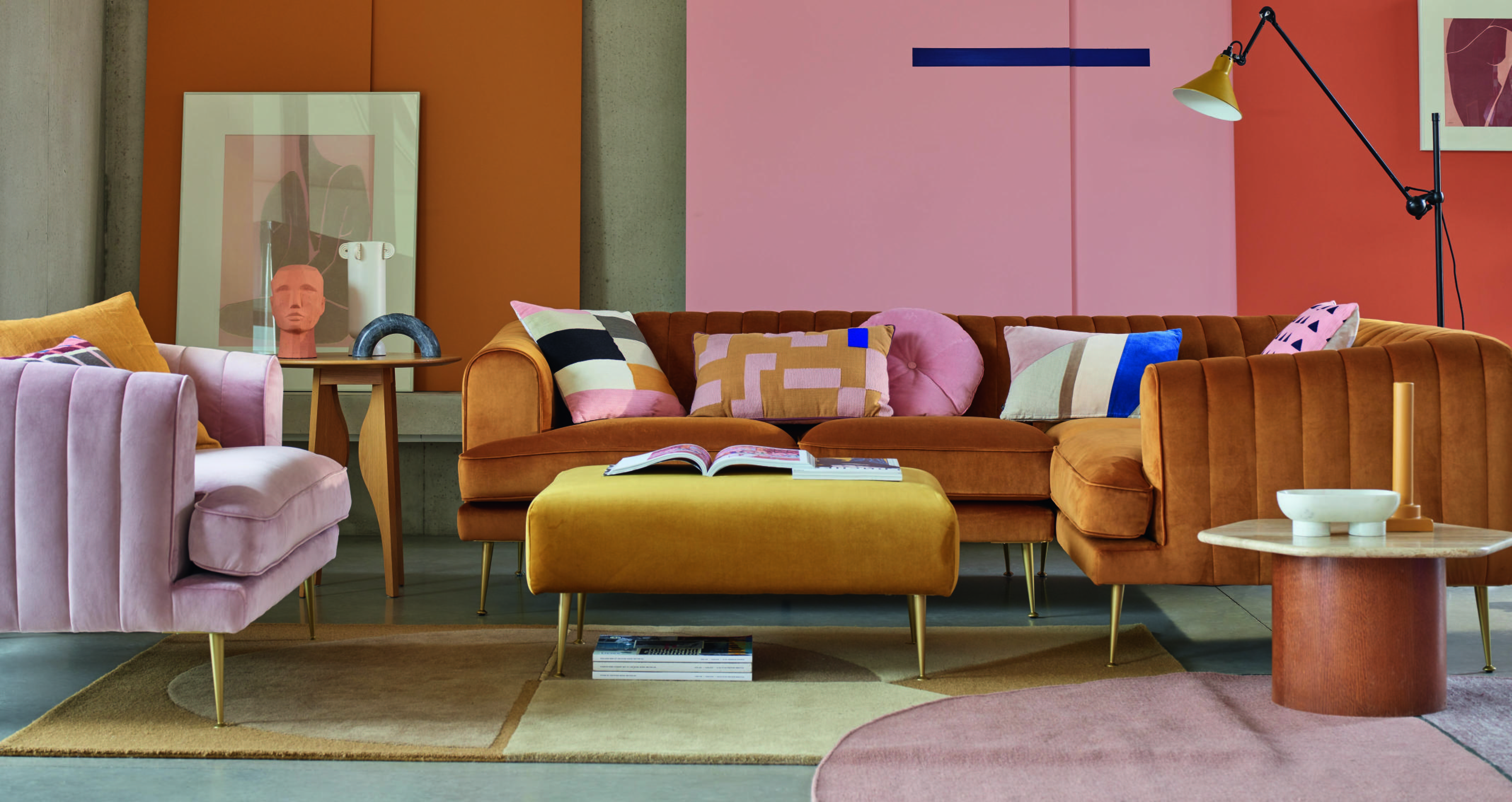 Enchanted Left Hand Facing 2 Seater Corner Sofa | DFS