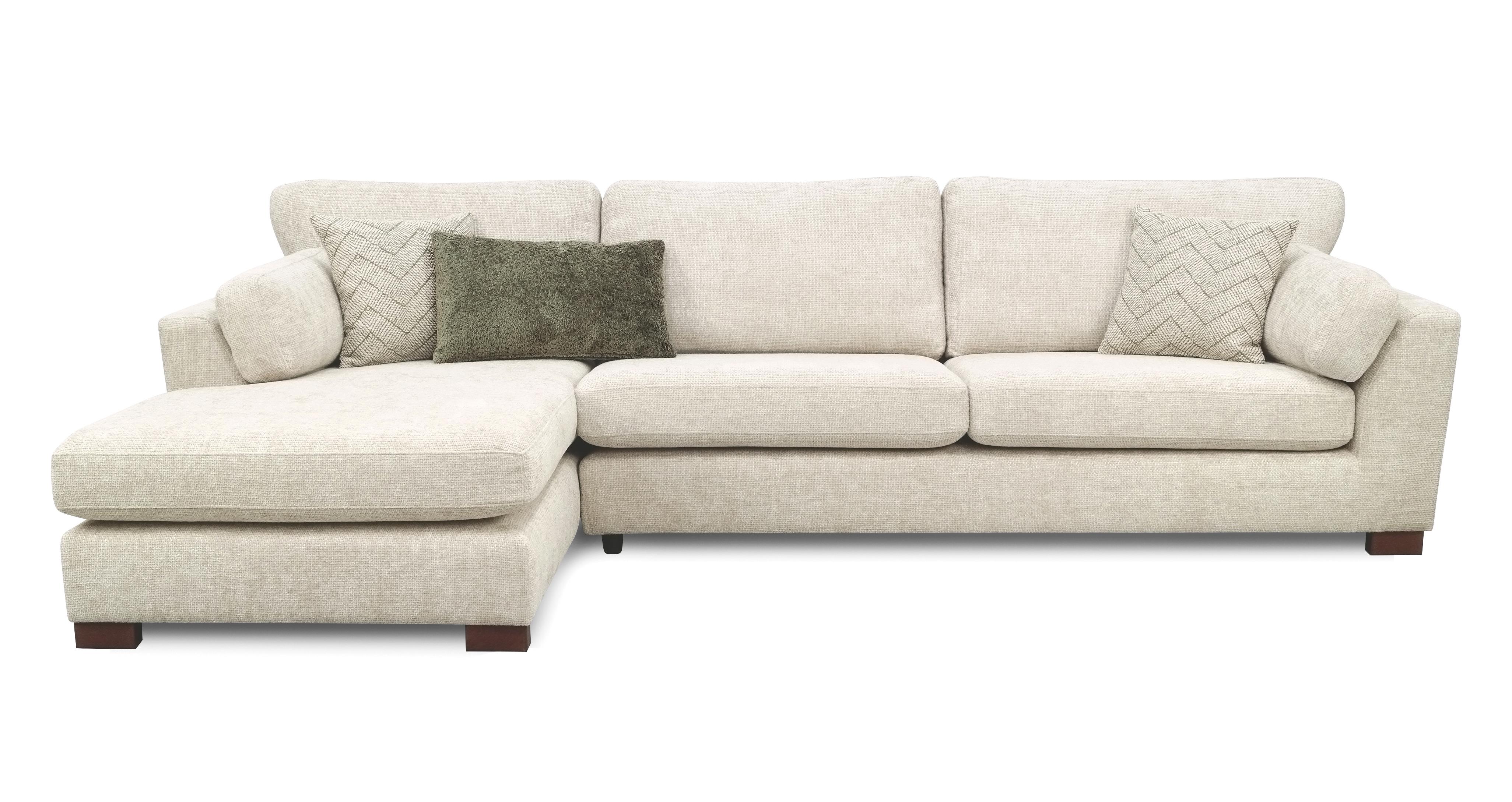 Essie Left Hand Facing Large Chaise End Sofa | DFS