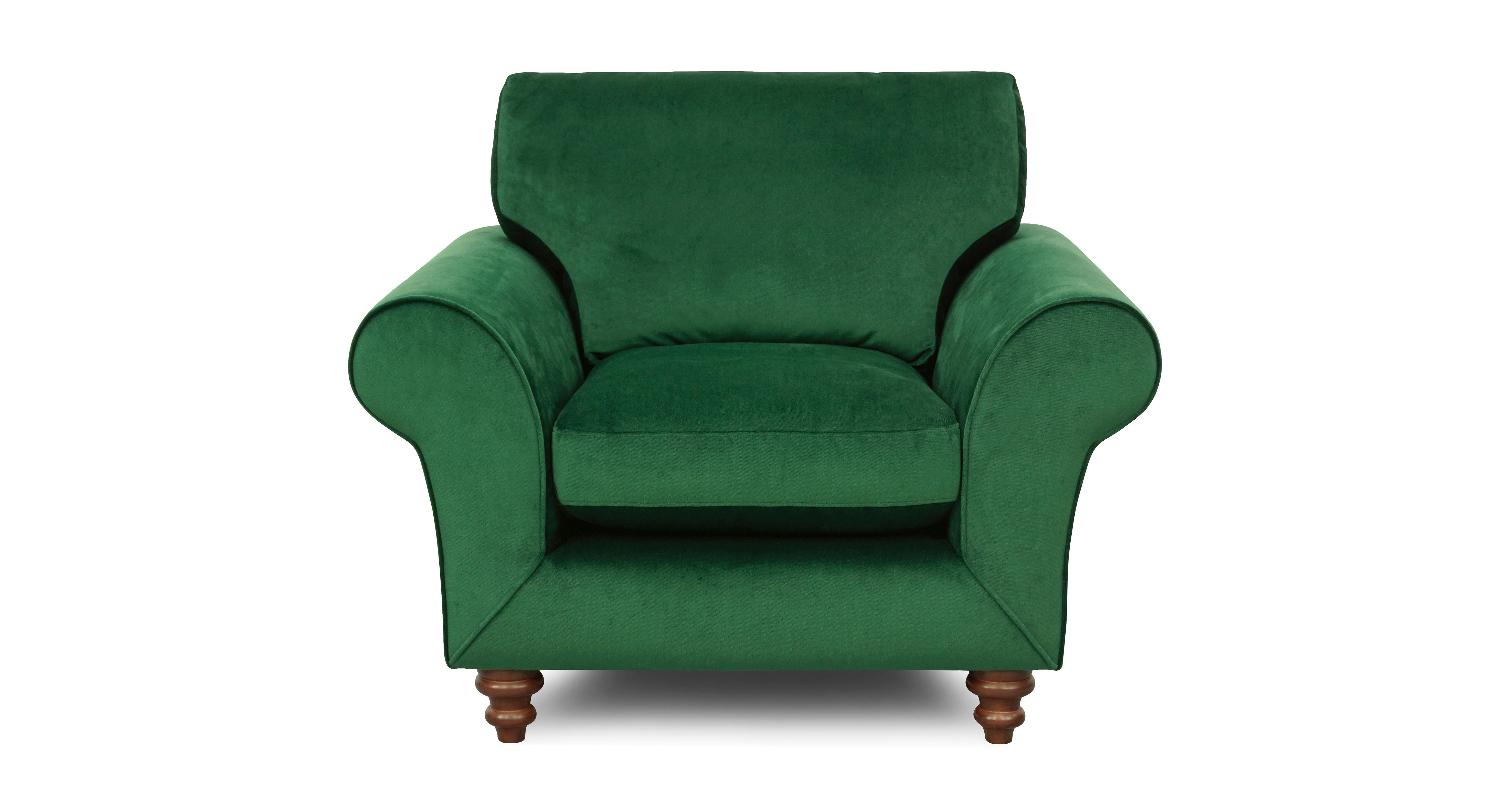 Evelyn Velvet Armchair | DFS