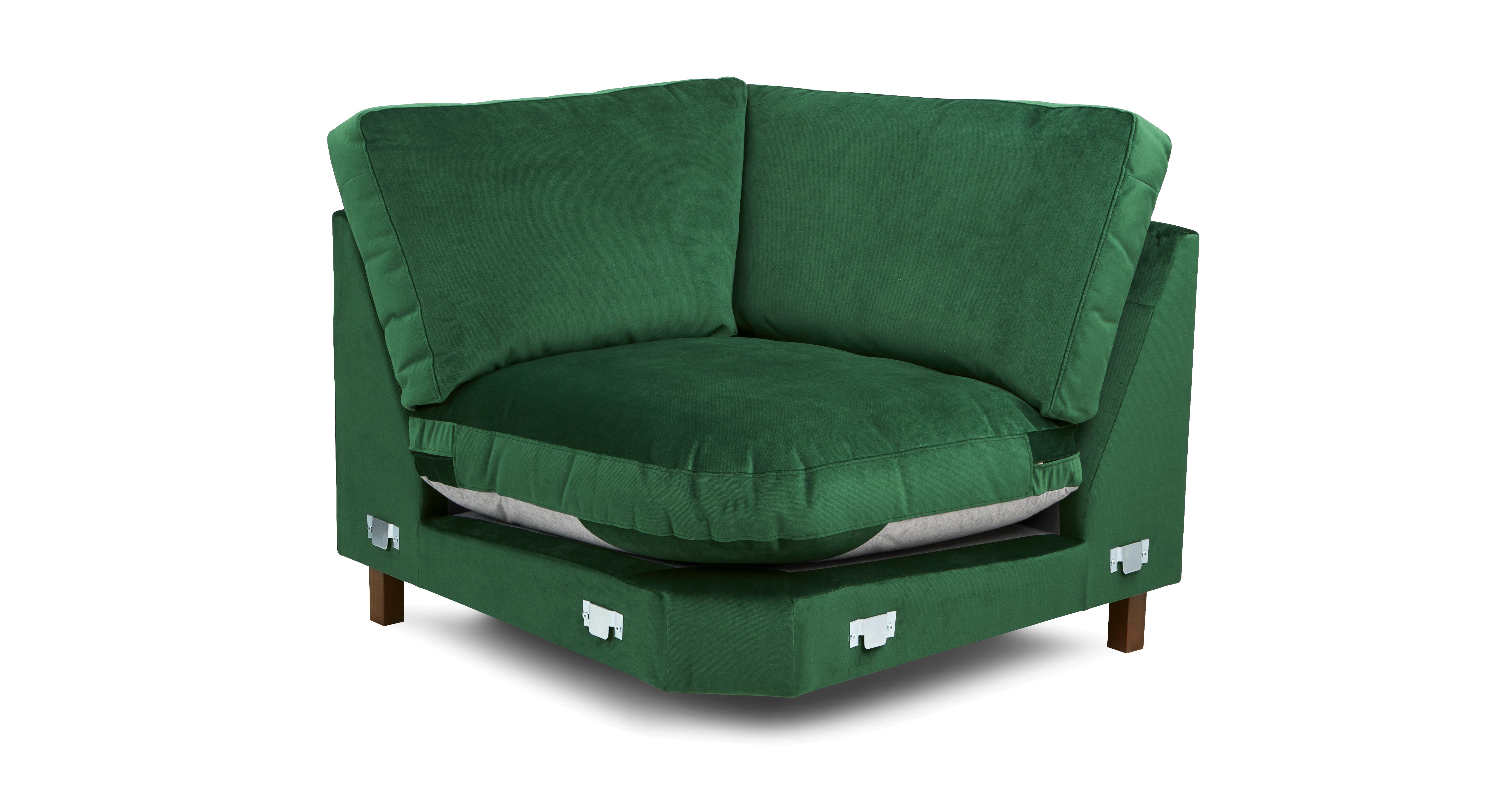 Evelyn Velvet Corner Unit | DFS