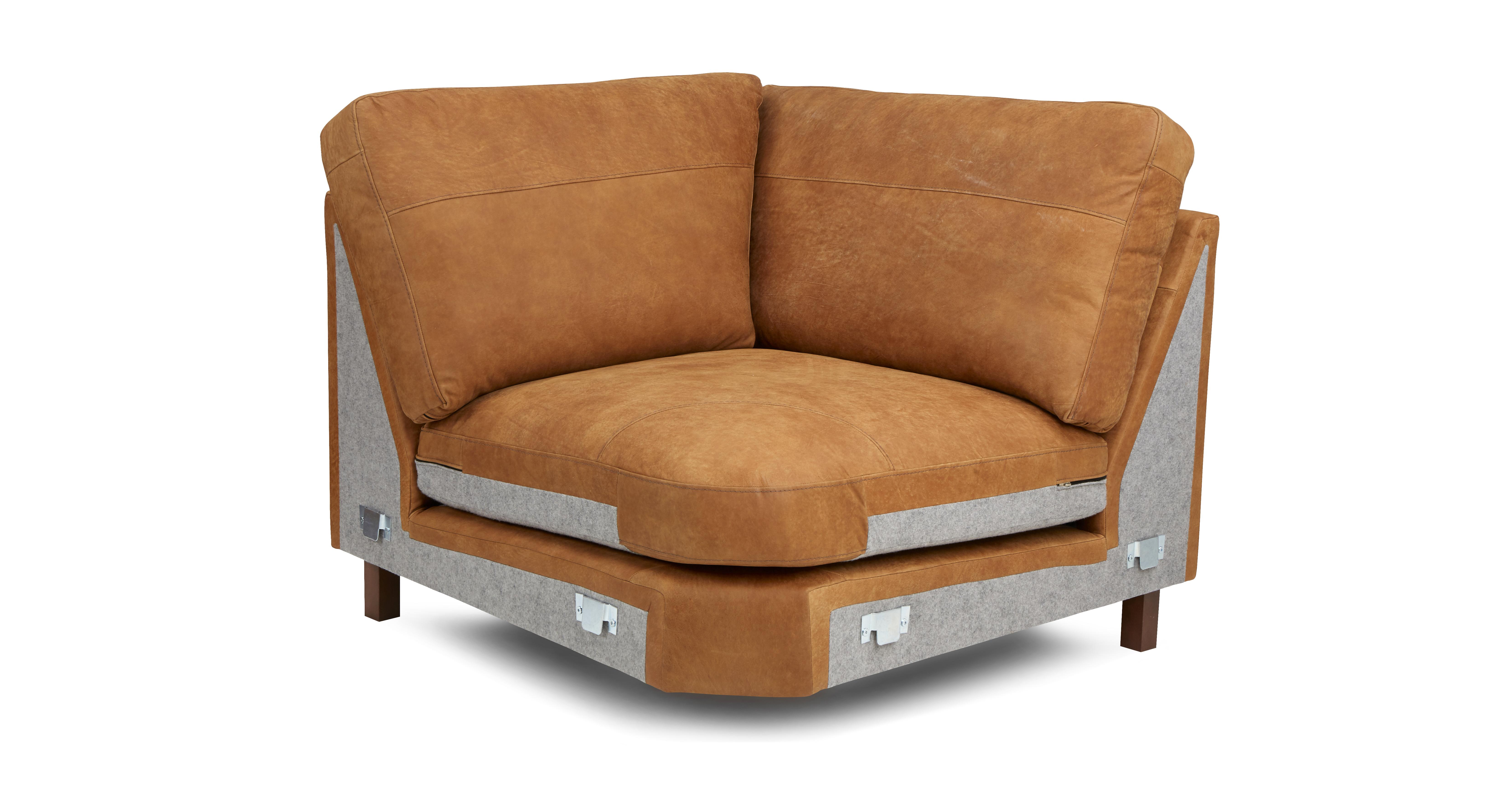 Evelyn Leather Corner Unit | DFS