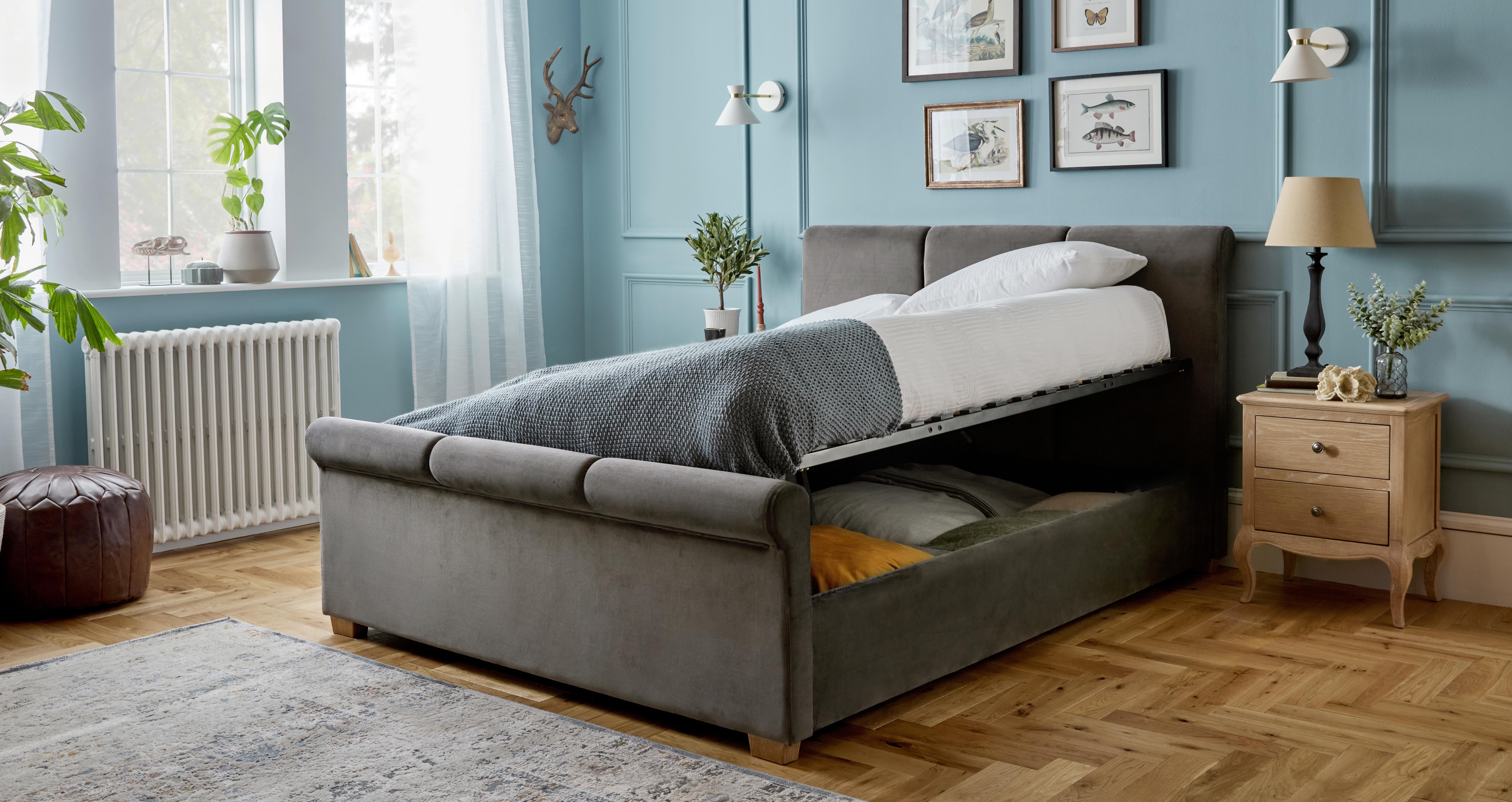 Fallan Double Ottoman Bed | DFS