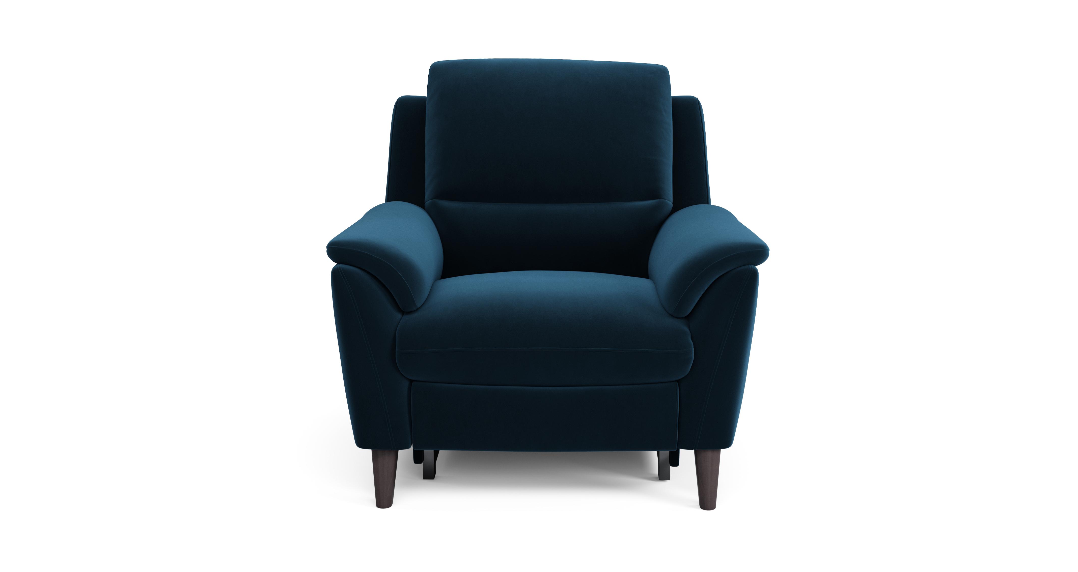 Fargo Velvet Power Recliner Chair | DFS