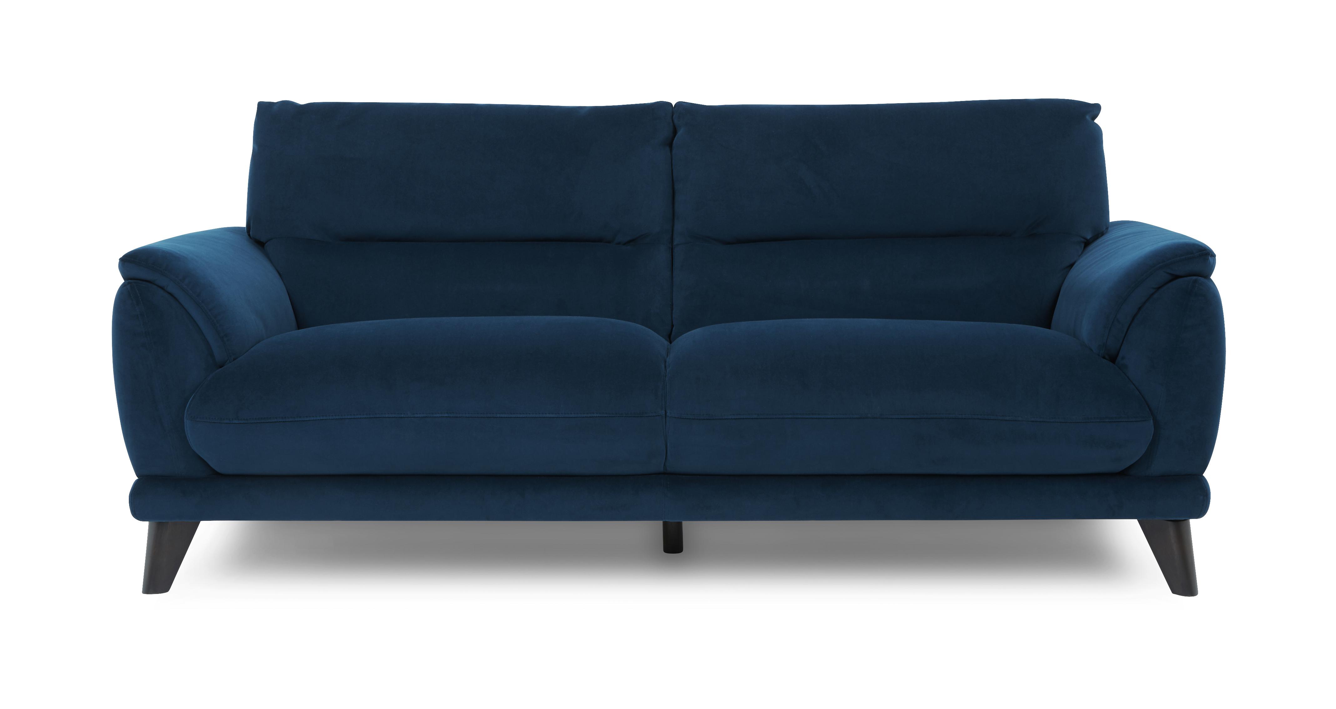 Fargo Velvet 3 Seater Sofa | DFS